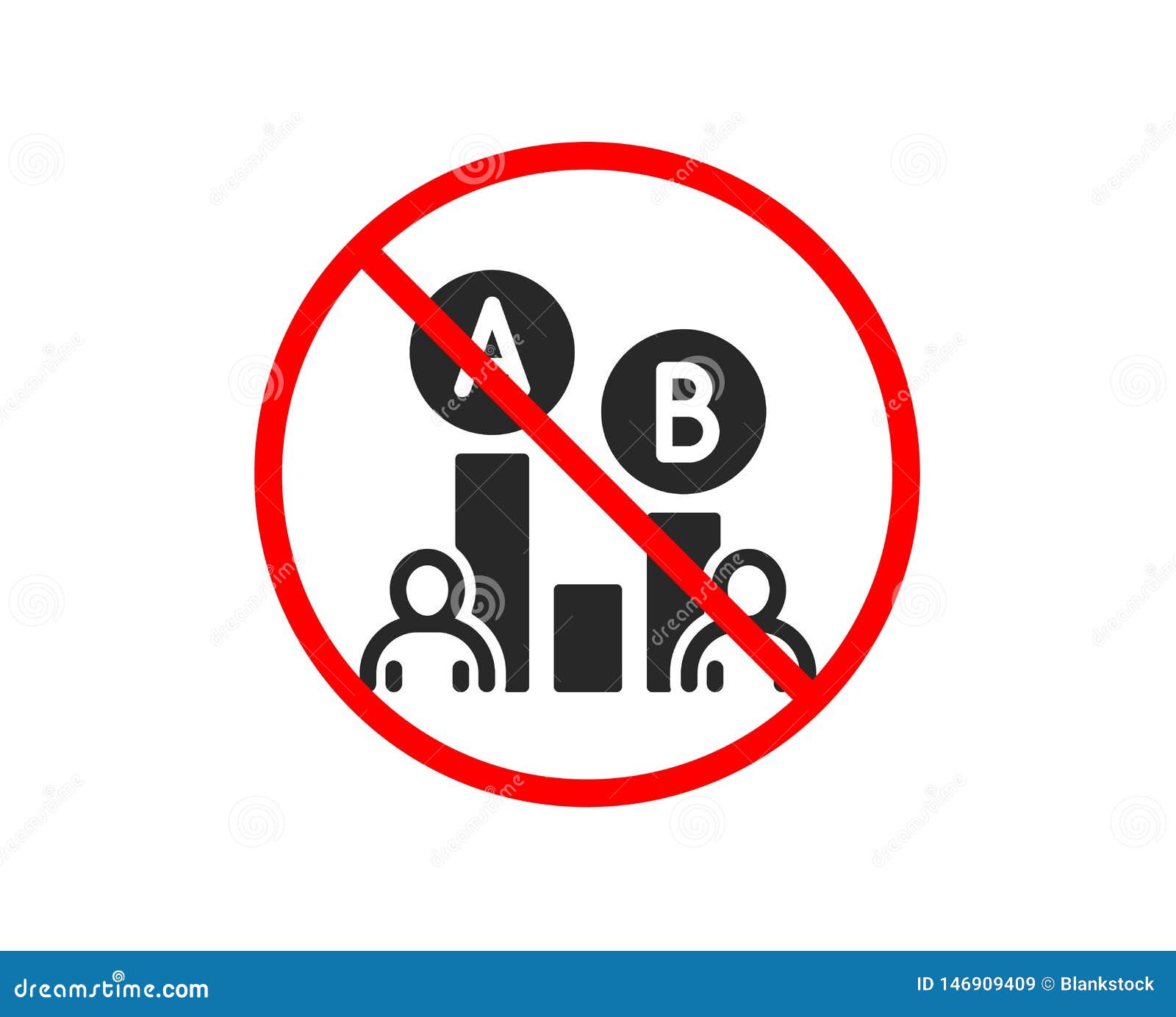 Ab Testing Icon. Ui Test Chart Sign. Vector Stock Vector - Illustration ...