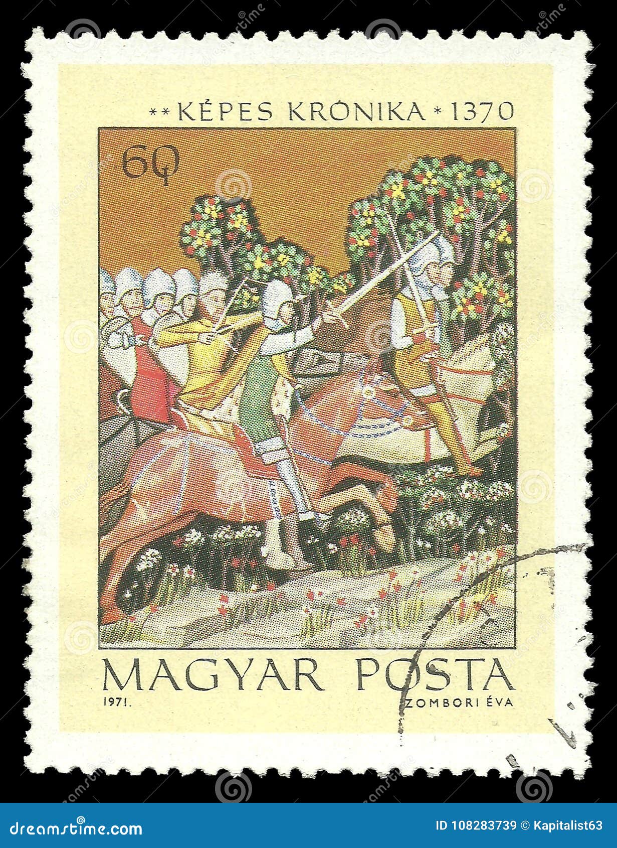 Aba Samuel Que Persigue a Rey Peter Orseolo Imagen de archivo editorial ...