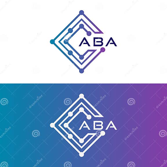 ABA Tech Initial Logo Design Icon for Technology, Digital, Tech ...