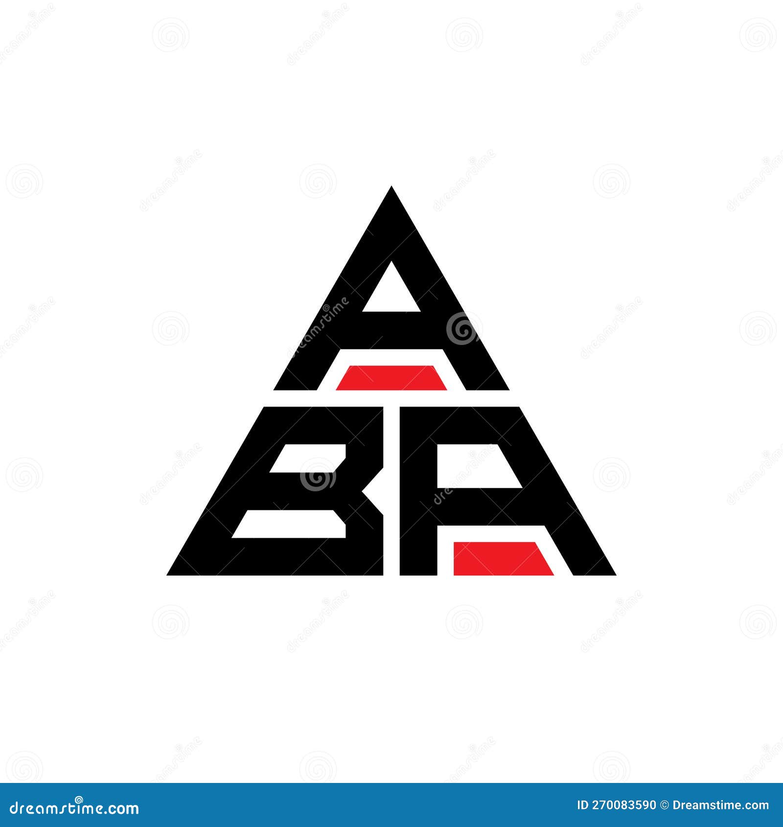 ABA Triangle Letter Logo Design With Triangle Shape. ABA Triangle Logo ...