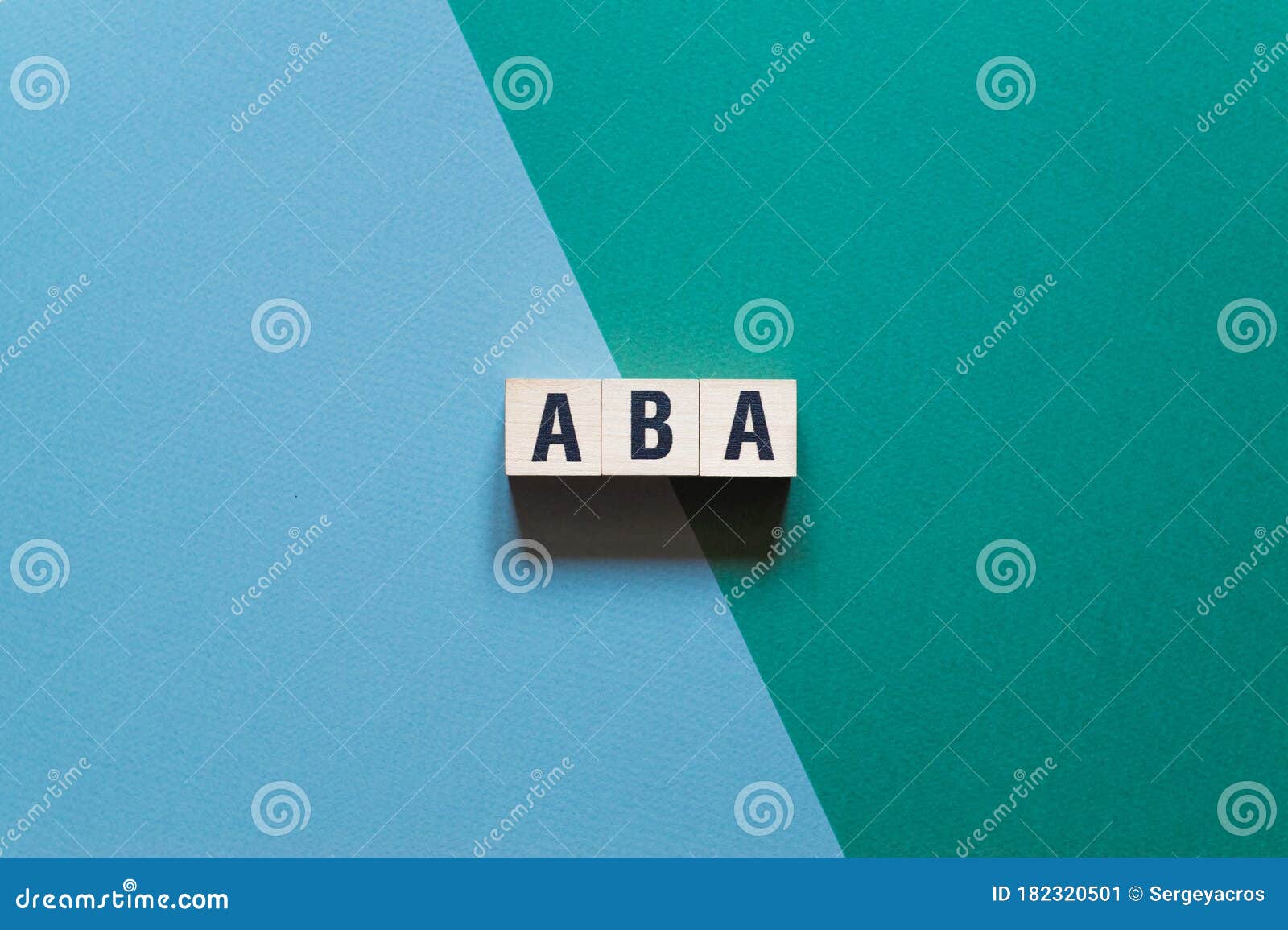 ABA word concept on cubes stock image. Image of elegance - 182320501