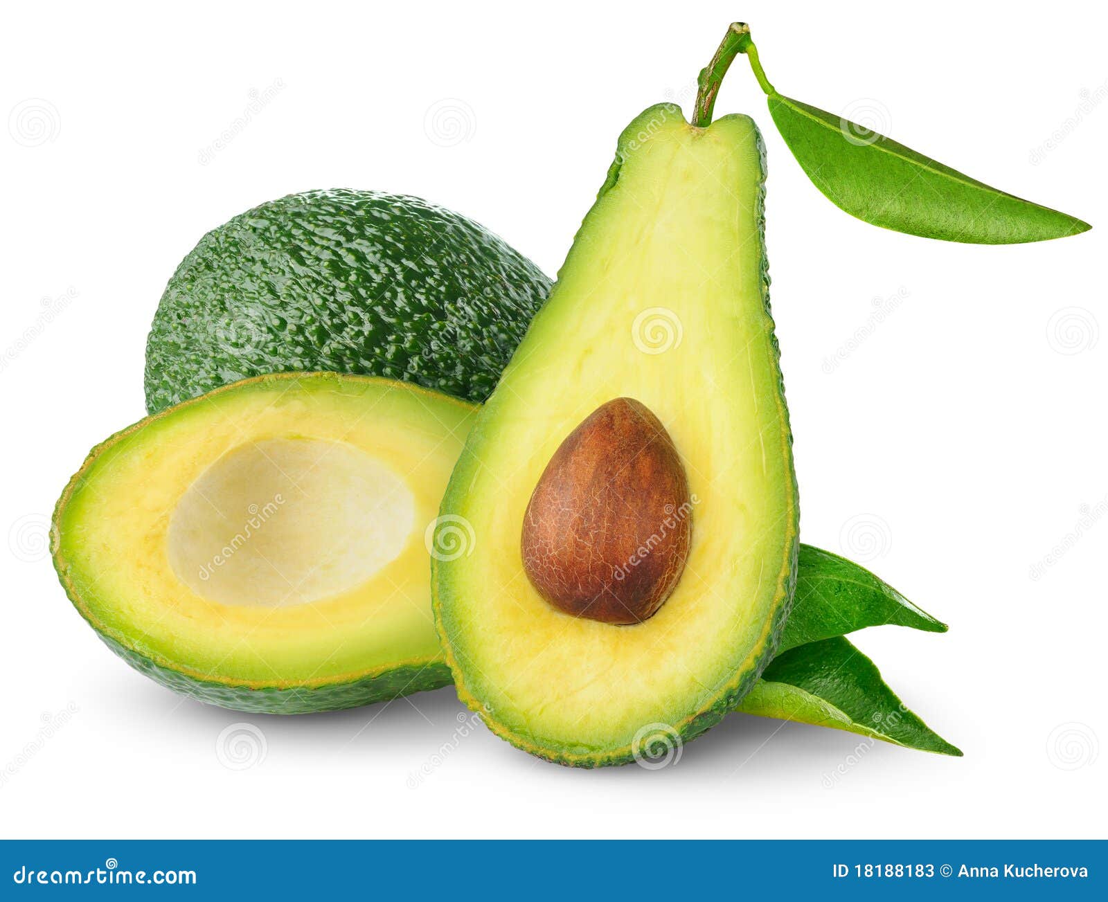 Abacate imagem de stock. Imagem de alimento, fundo, segmento - 18188183