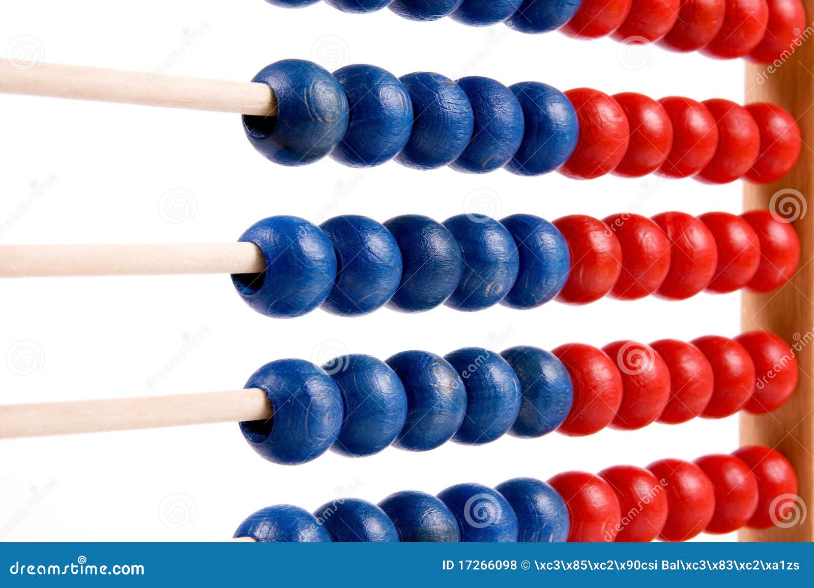 Abacus stock photo. Image of counting, blue, isolated - 17266098