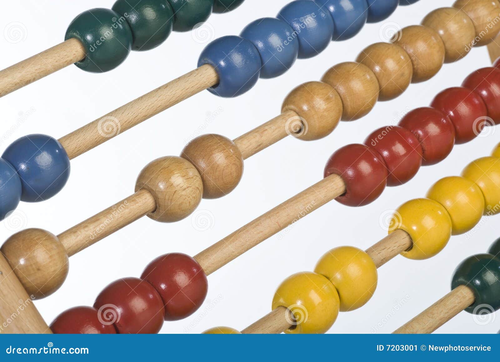 Abacus stock image. Image of colourful, mathematics, green - 7203001