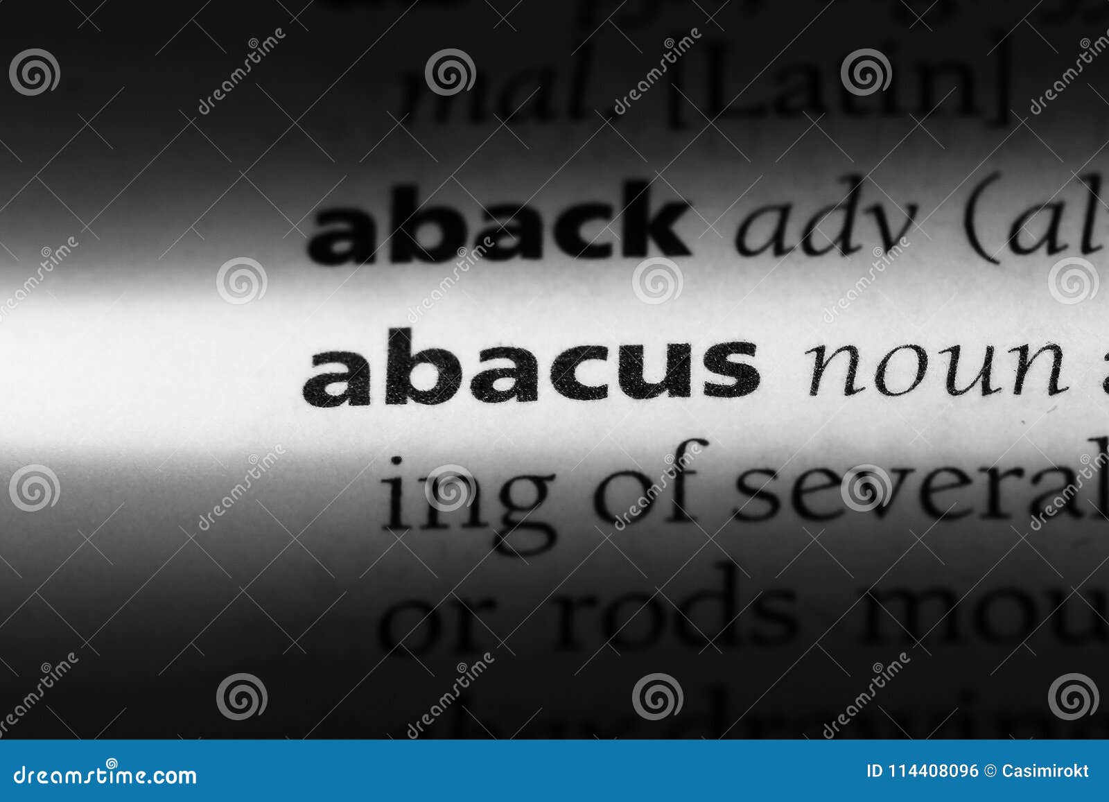 Abacus stock photo. Image of macro, paper, book, text - 114408096