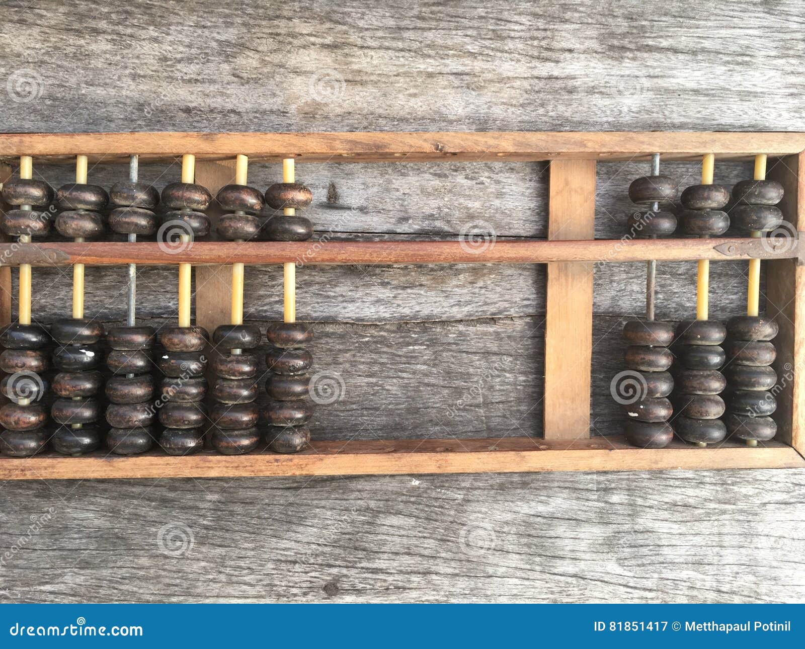 Abacus , Ancient Calculator for Education Stock Image - Image of ...