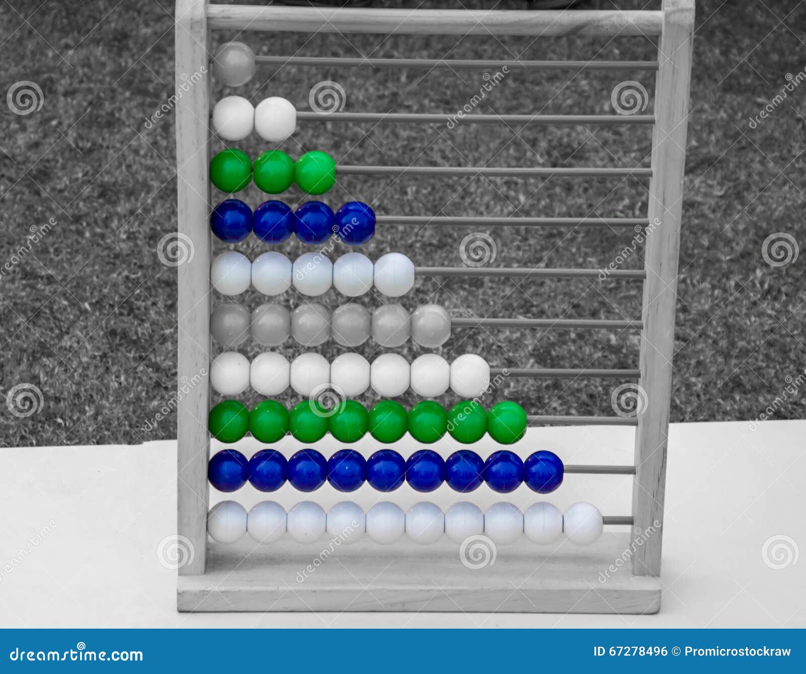 Abacus of beads stock photo. Image of number, accounting - 67278496