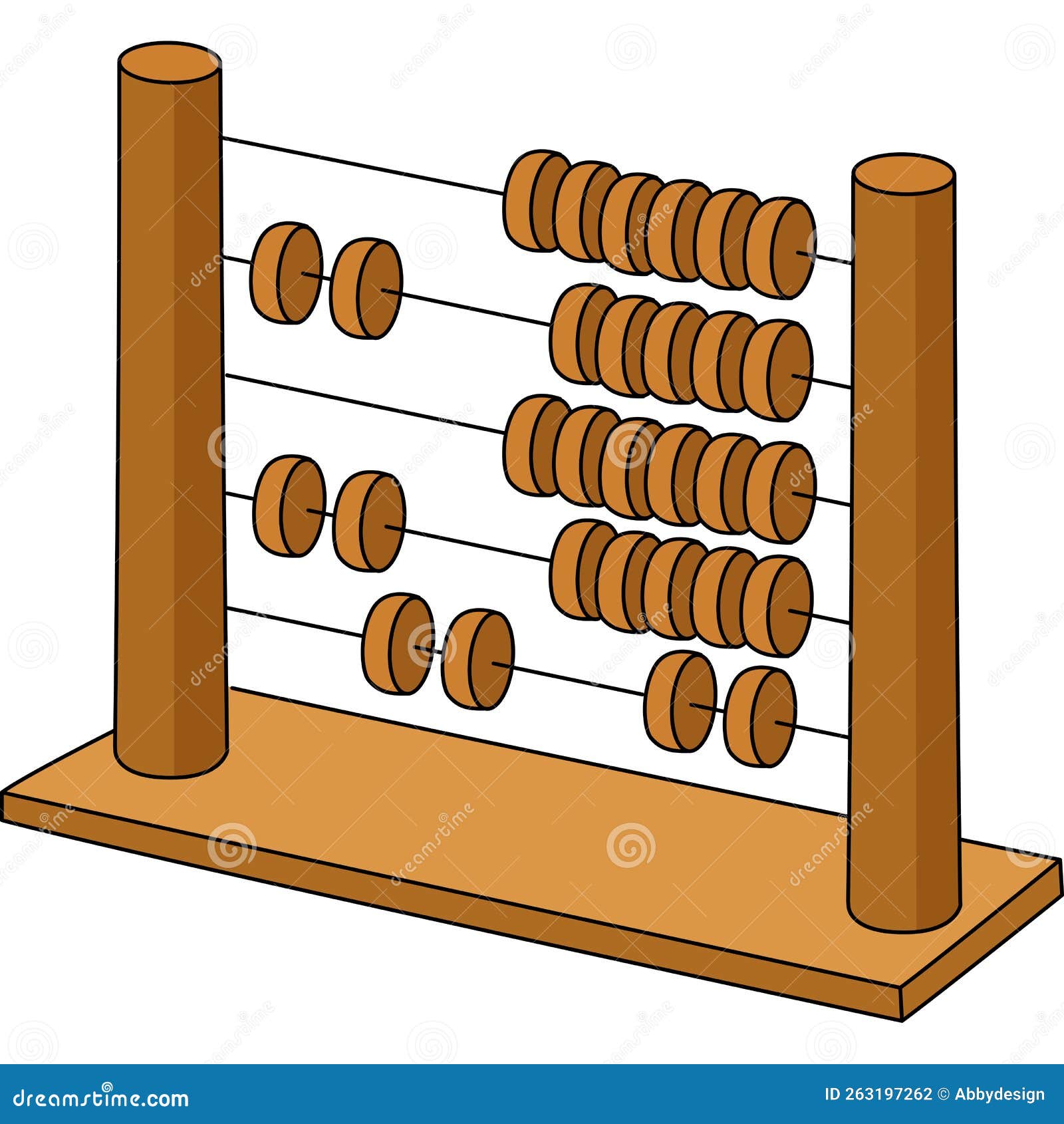 Abacus Cartoon Colored Clipart Illustration Stock Vector - Illustration ...