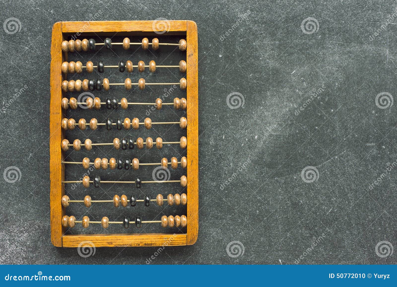 Abacus on chalkboard stock photo. Image of calculator - 50772010