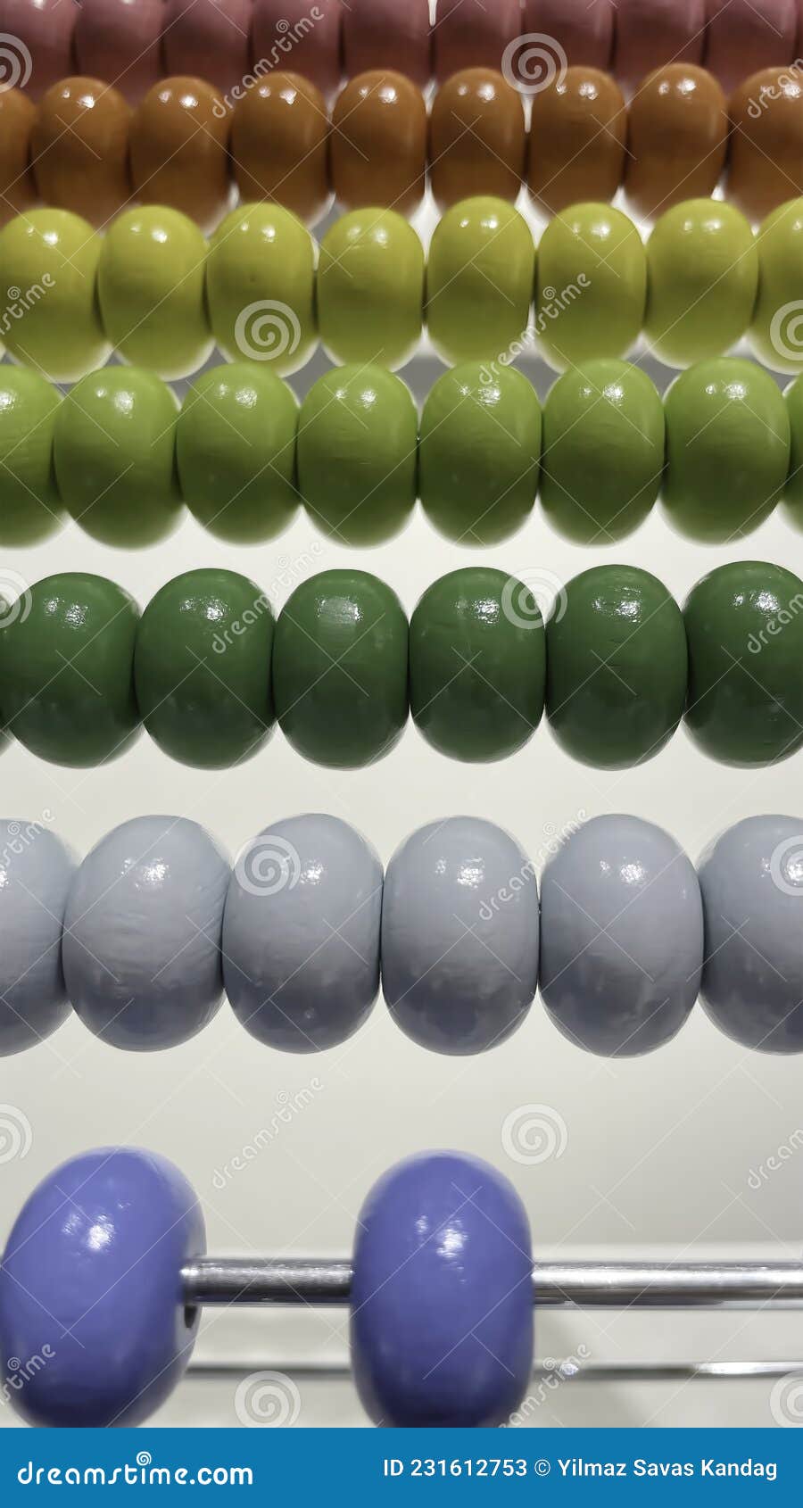 Abacus and beads for math stock image. Image of concept - 231612753