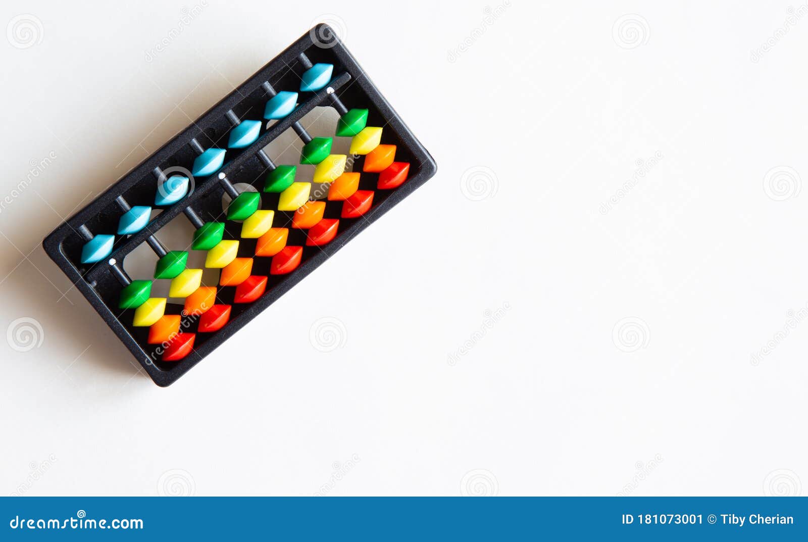 Abacus with Colored Beads, Toy To Learn Counting, Text and Copy Space ...