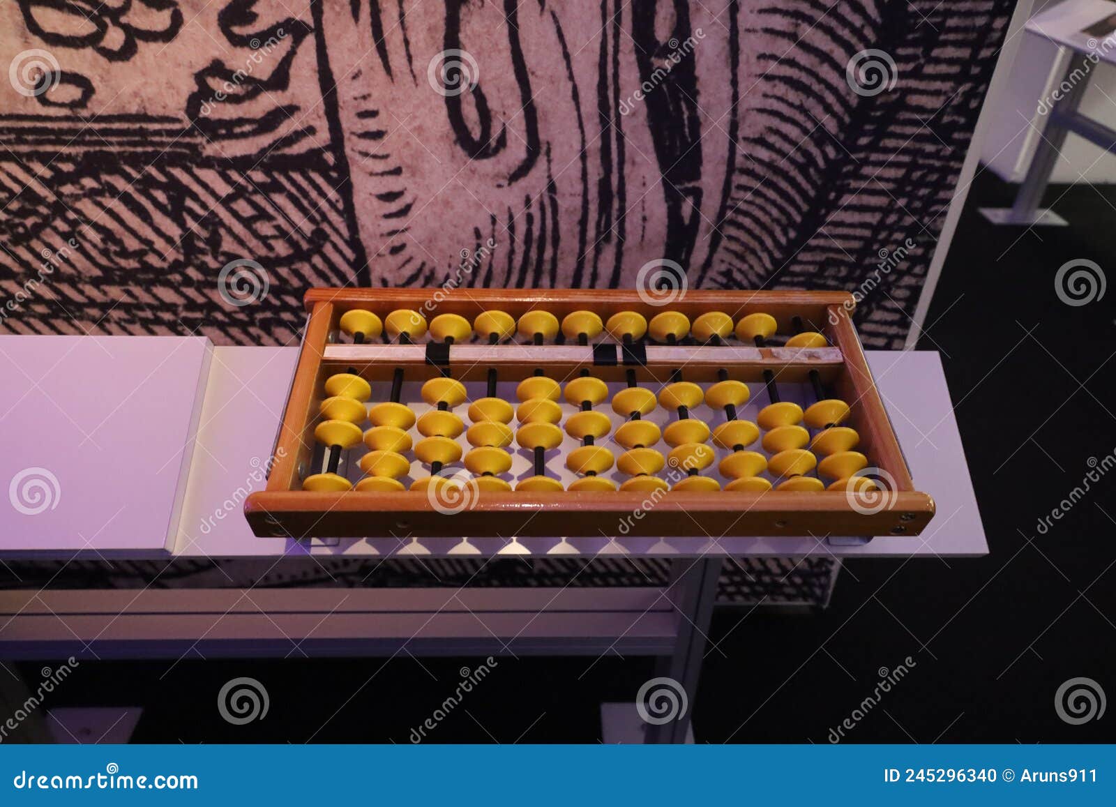 Big Chinese Abacus At Taiwan Provincial City God Temple In Taipei ...