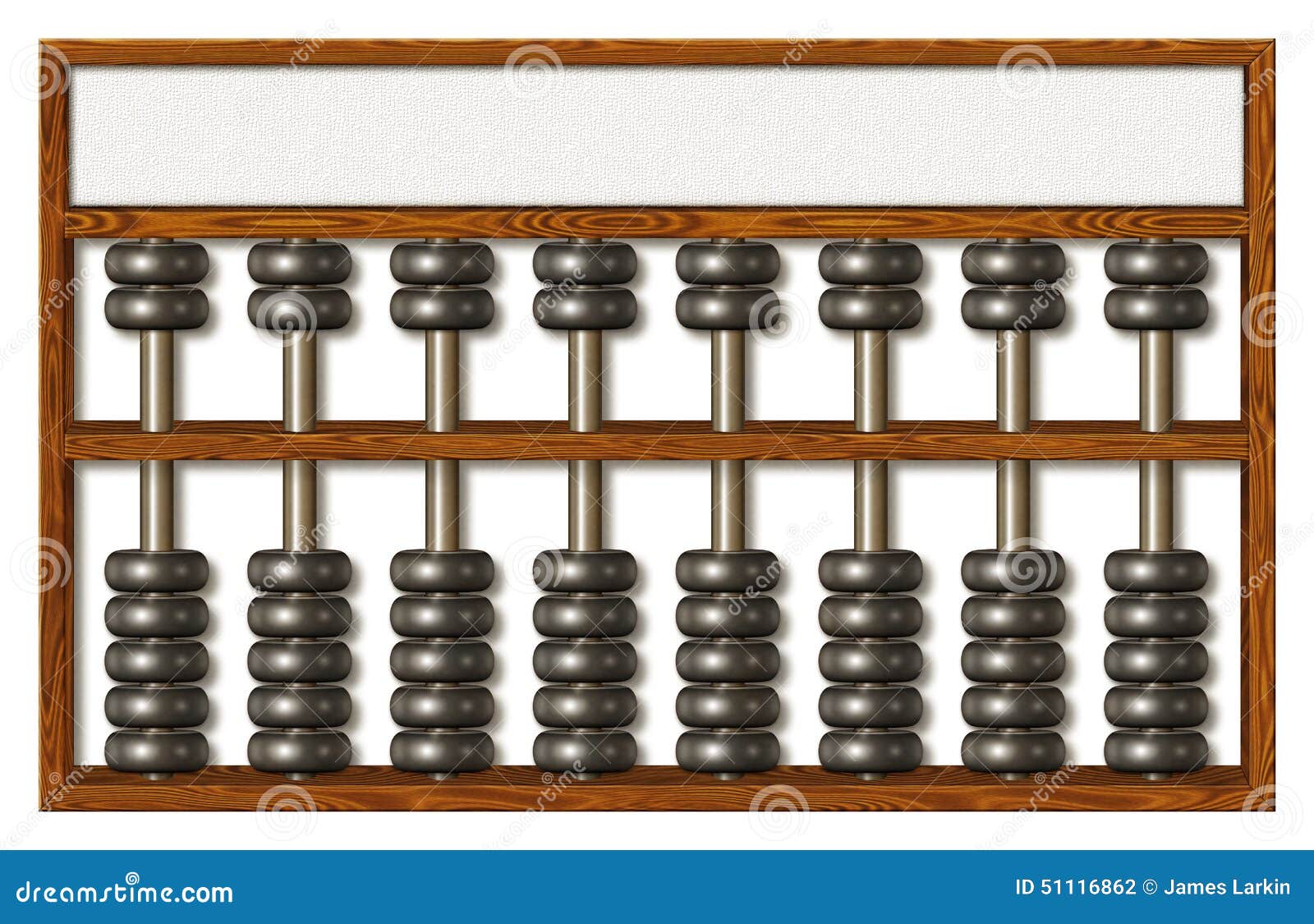 Abacus stock illustration. Illustration of tally, math - 51116862