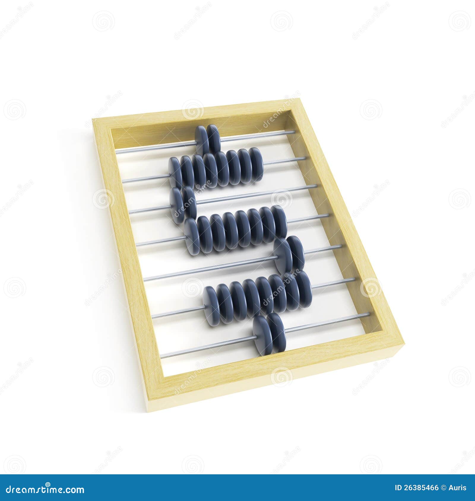Abacus with dollar sign stock photo. Image of simple - 26385466