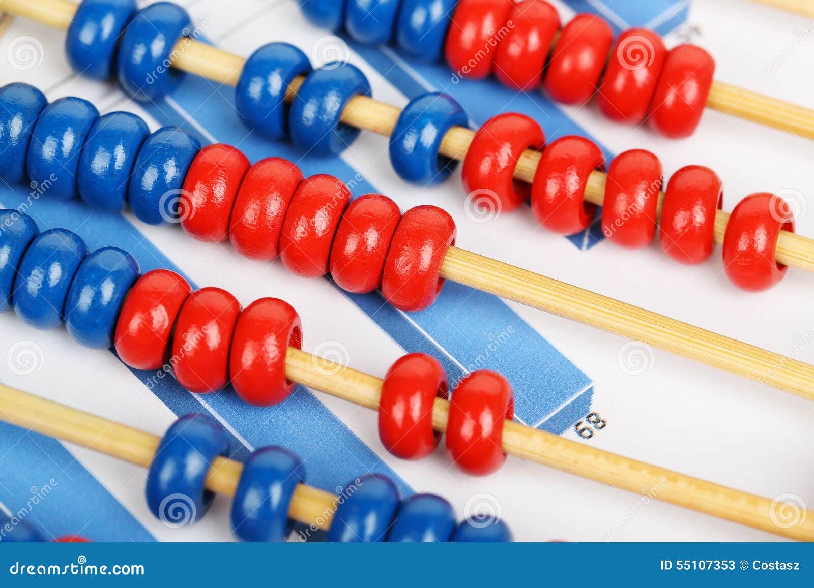 Abacus on graph stock image. Image of count, chart, report - 55107353