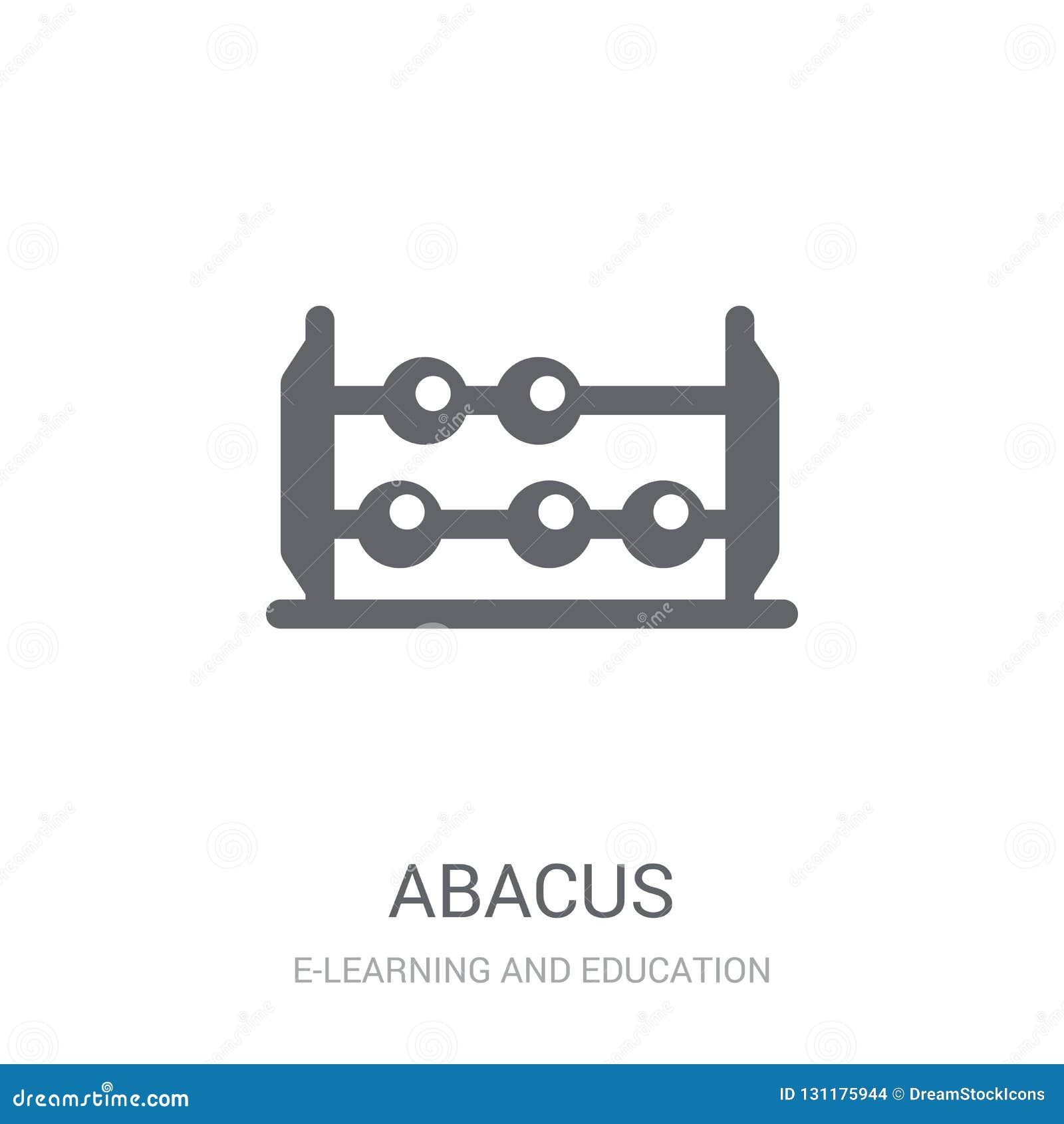 Abacus Icon. Trendy Abacus Logo Concept on White Background from Stock ...