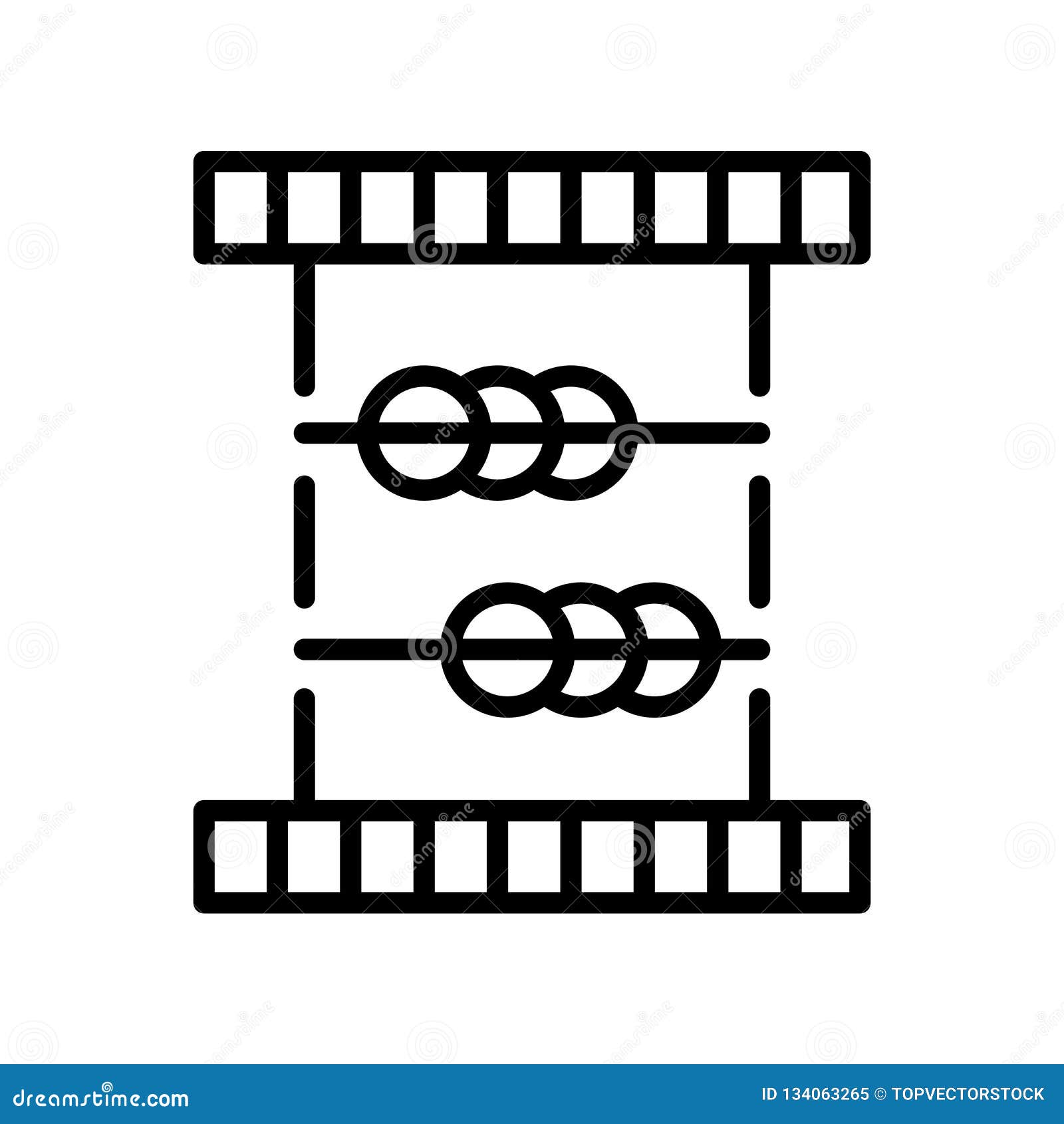 Abacus Icon Vector Isolated on White Background, Abacus Sign , Line ...