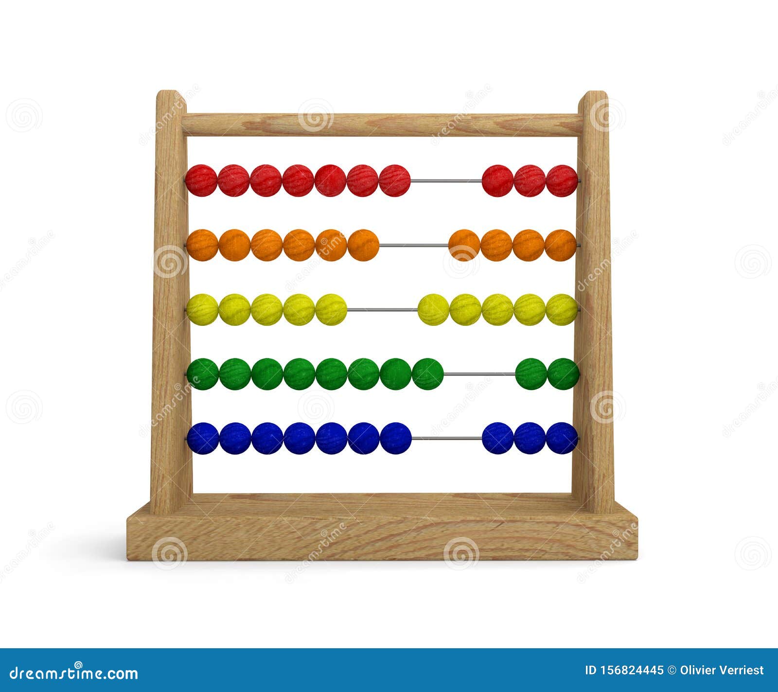 Abacus Mathematics Math School Background Stock Illustration ...