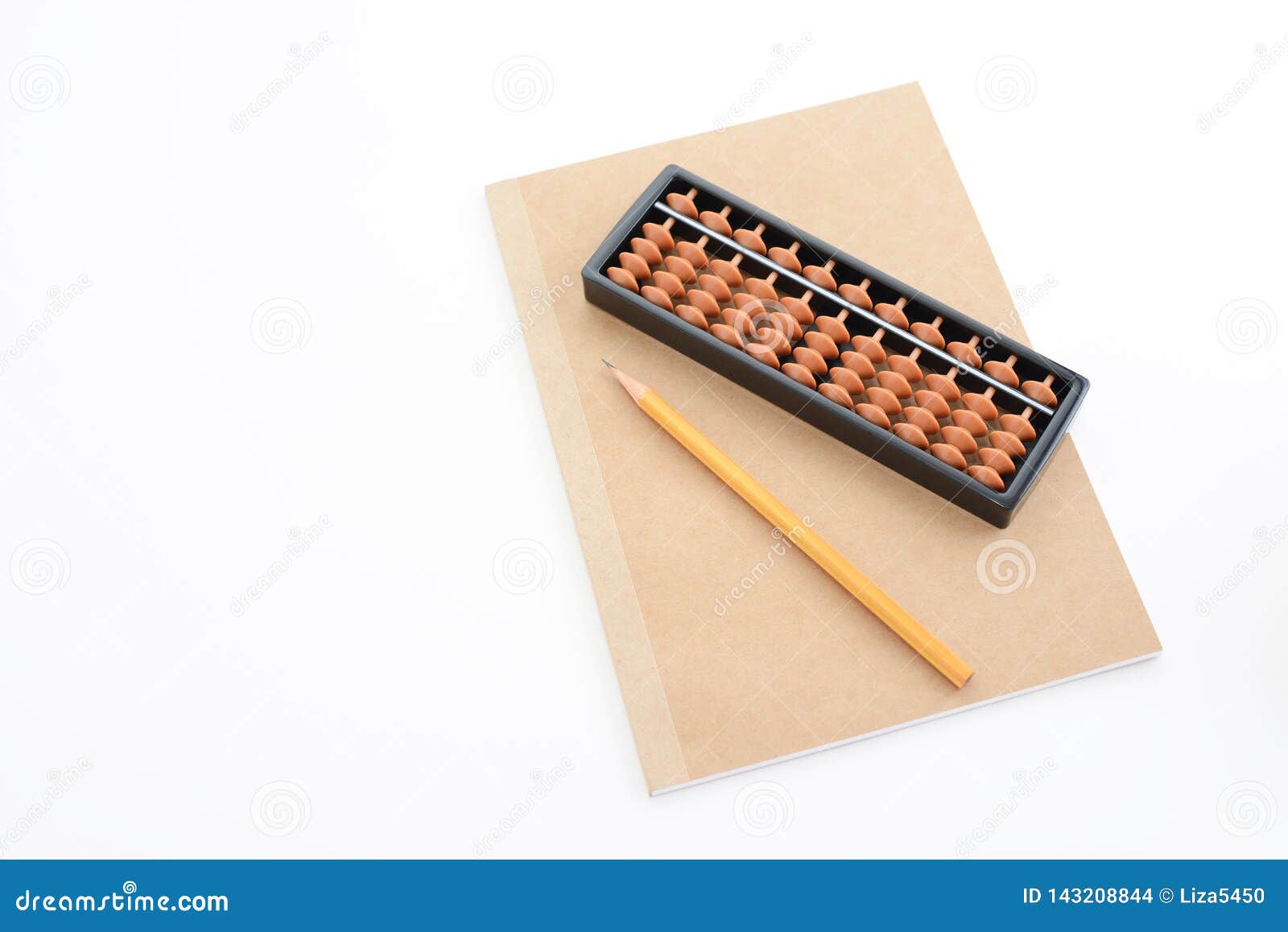 Abacus with notebook stock photo. Image of chinese, okinawa - 143208844