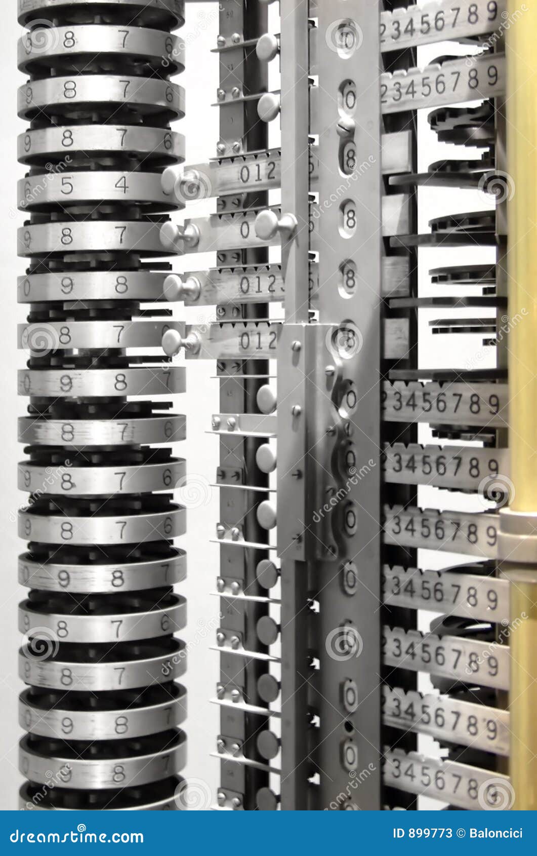 Numbers Tower Of Wooden Blocks. Simple Steps. Organization And ...