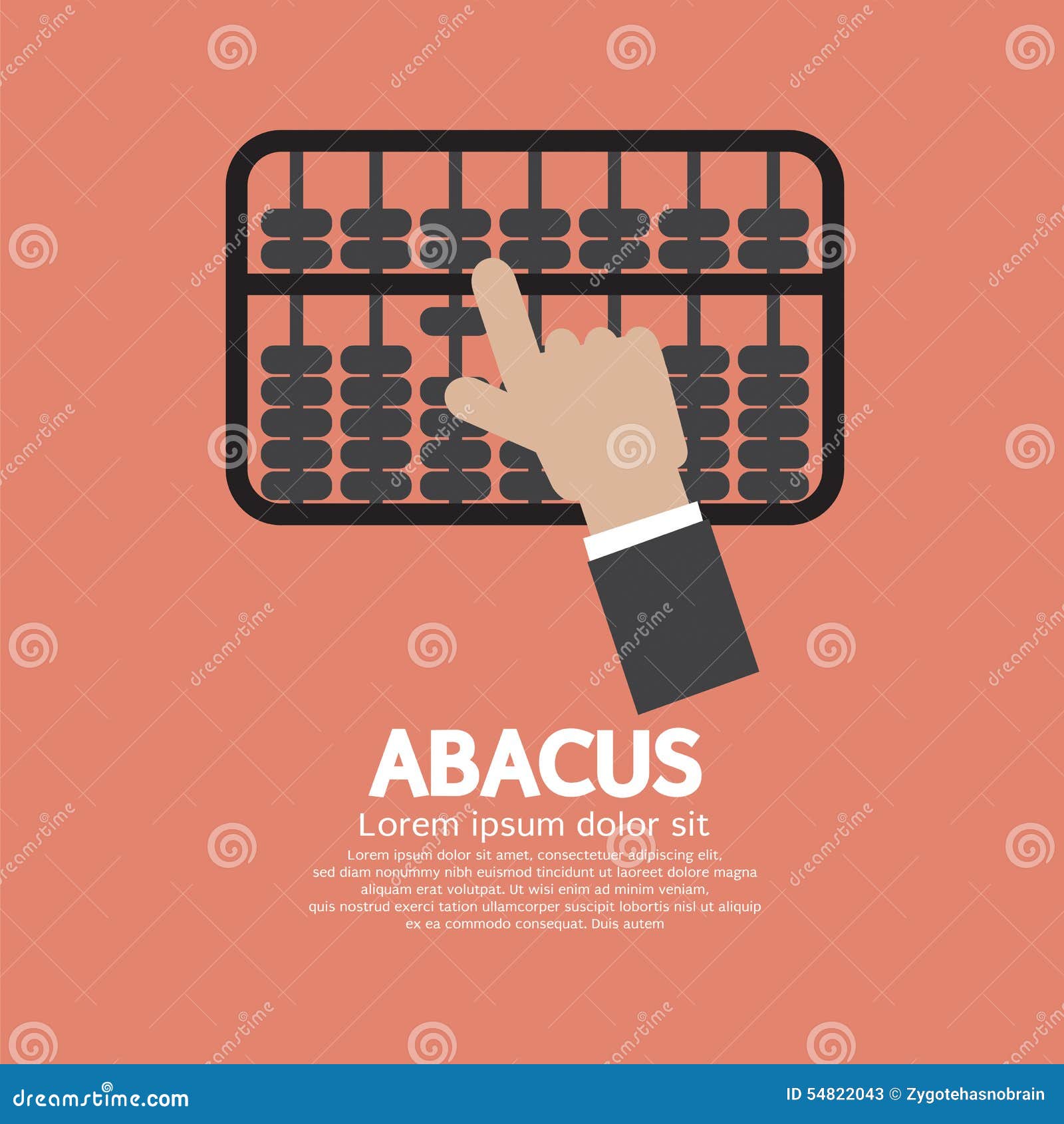 Counting Frame Or Abacus Outline Royalty-Free Stock Photo ...
