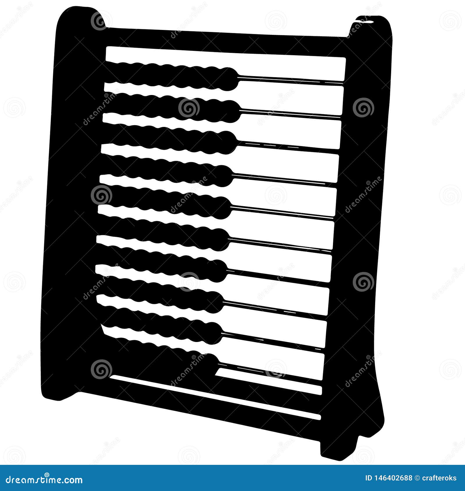 Abacus Vector Eps with Geometric Shapes Stock Vector - Illustration of ...