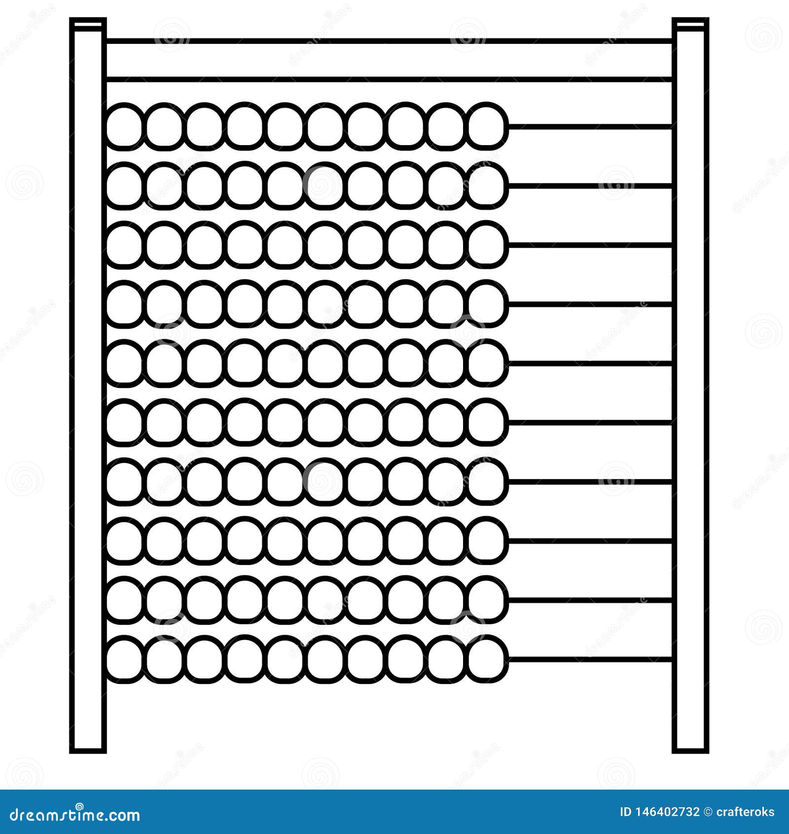 Abacus Vector Eps Silhouette by Crafter Oks Stock Vector - Illustration ... Abacus Vector Eps Silhouette by Crafter Oks Stock Vector - Illustration ...
