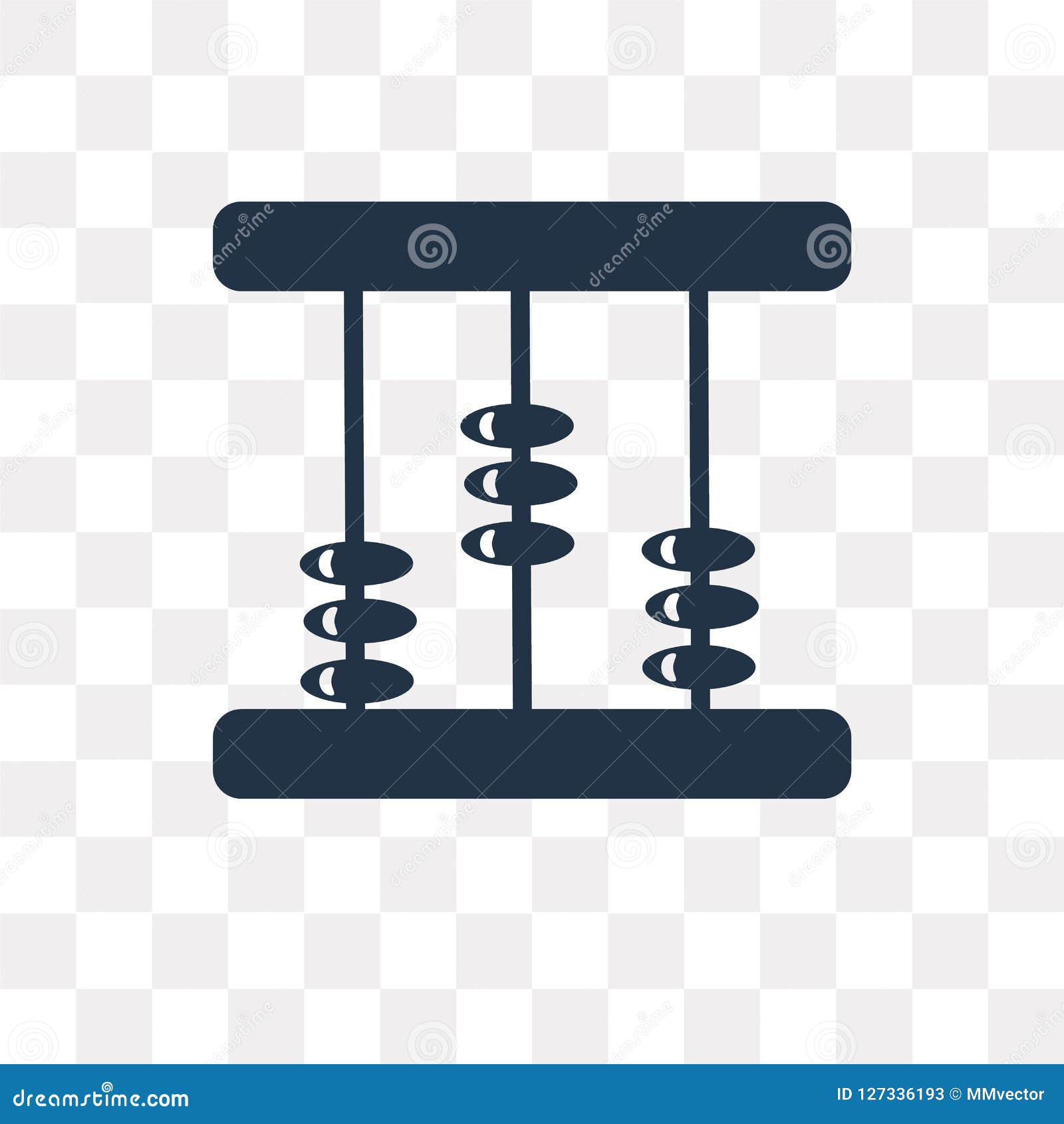 Abacus Vector Icon Isolated on Transparent Background, Abacus T Stock ...