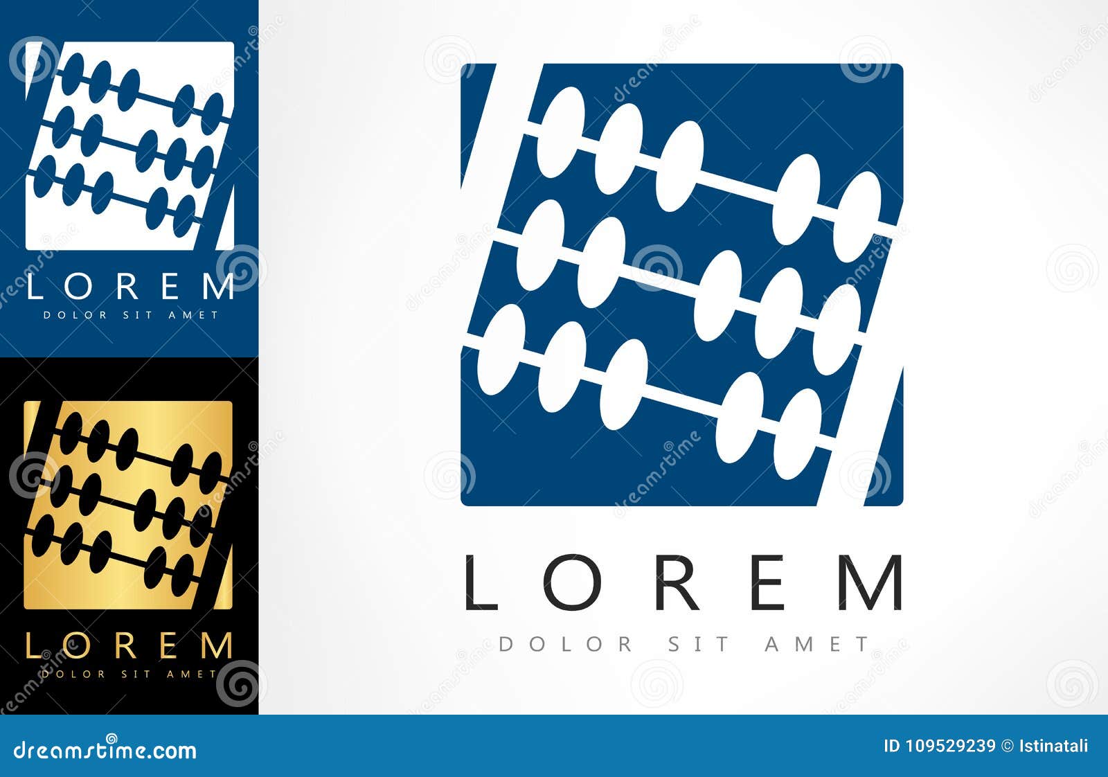 Abacuses logo vector stock vector. Illustration of mathematics - 109529239