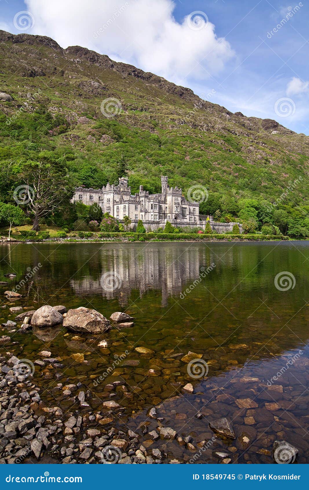 Abadía de Kylemore imagen editorial. Imagen de europa - 18549745