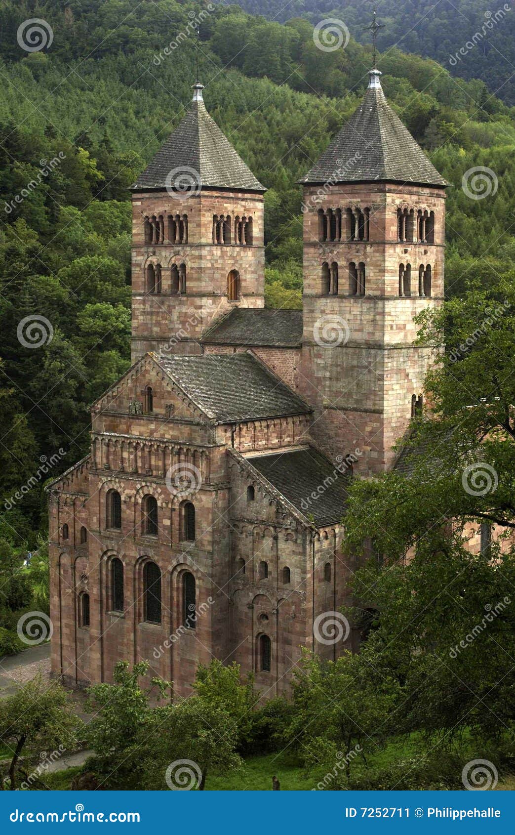 Abadía de Murbach imagen de archivo. Imagen de catedral - 7252711