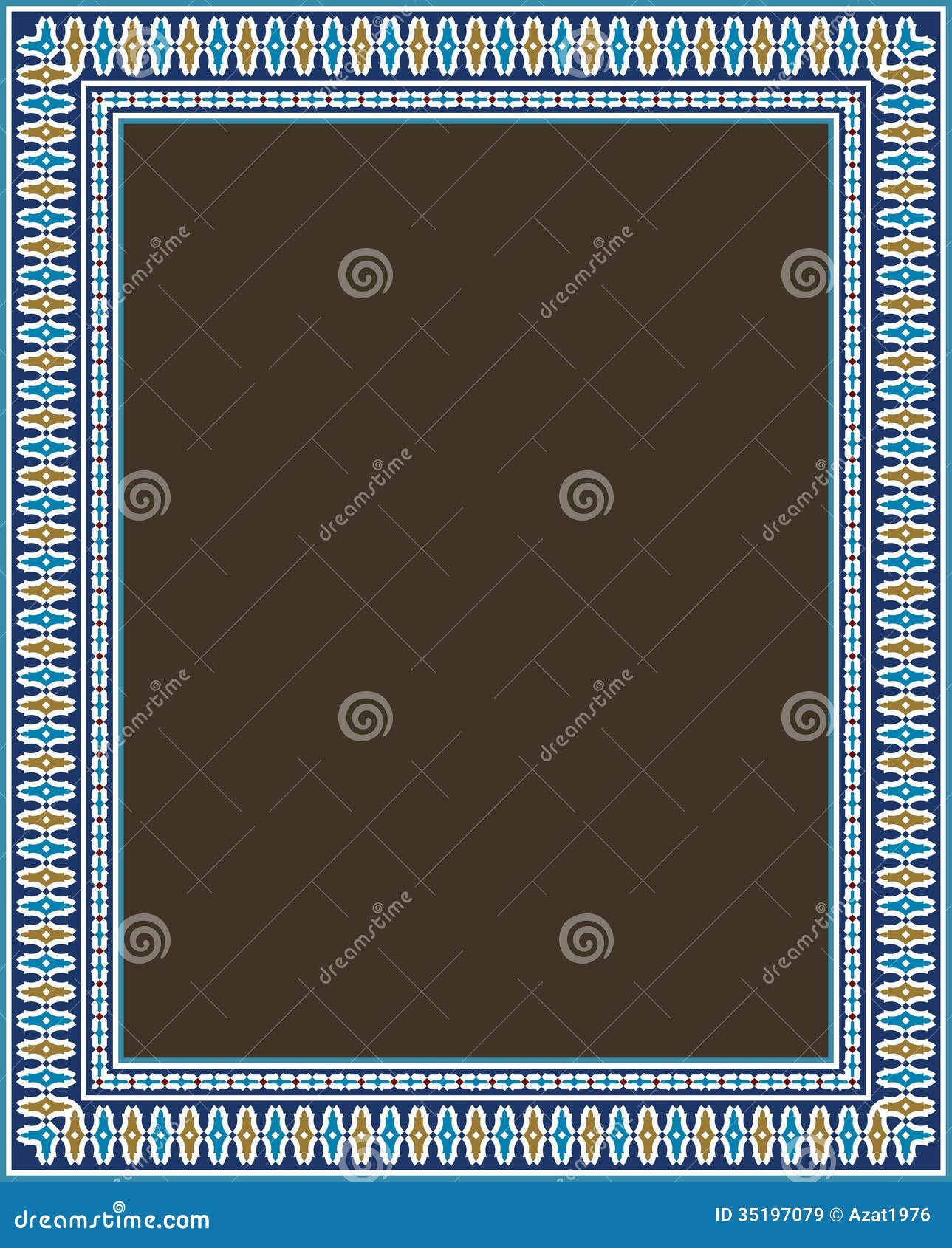 Abadan Morocco Frame One stock vector. Illustration of painting - 35197079