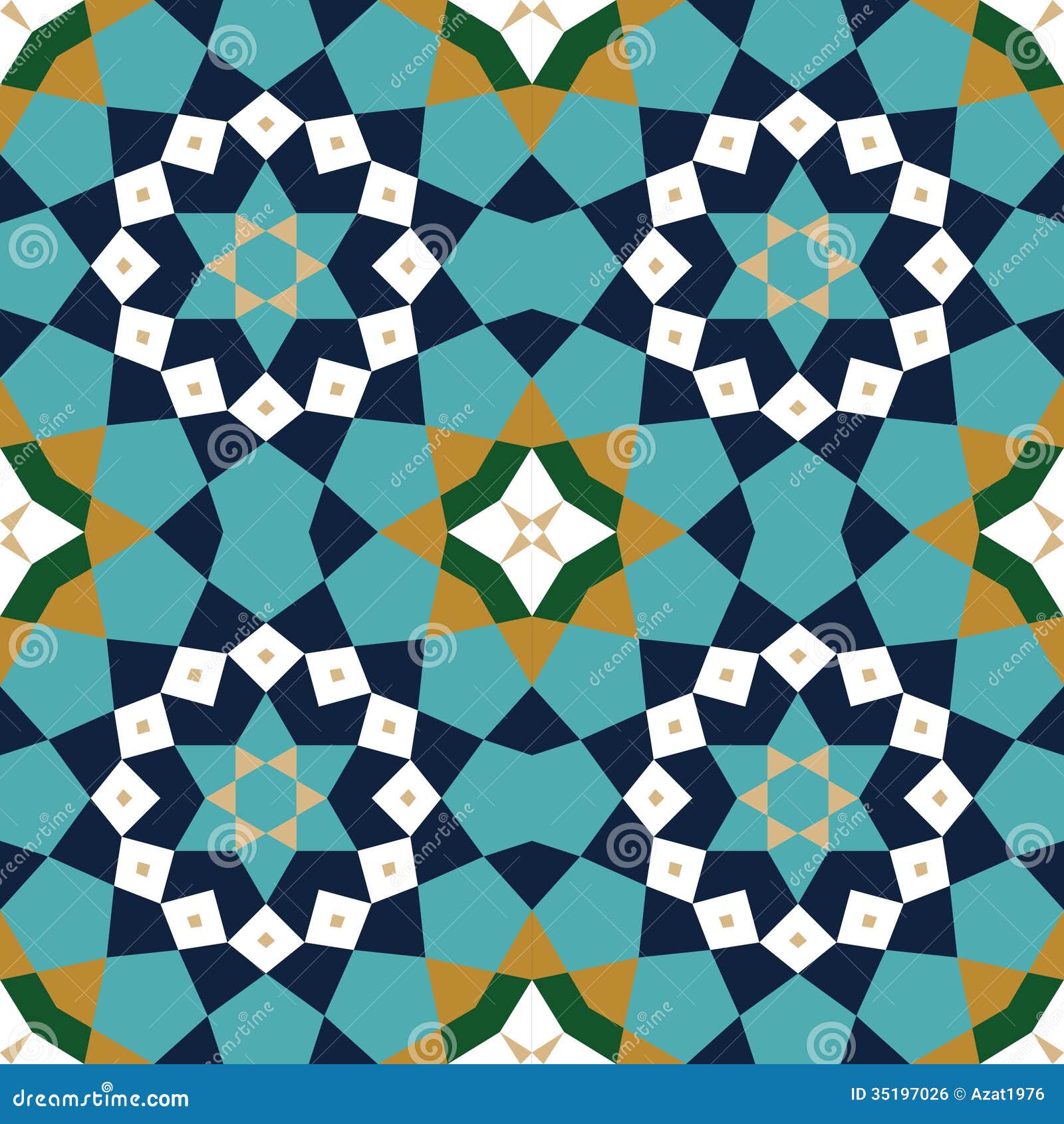 Abadan Seamless Pattern Four Stock Vector - Illustration of aged ...