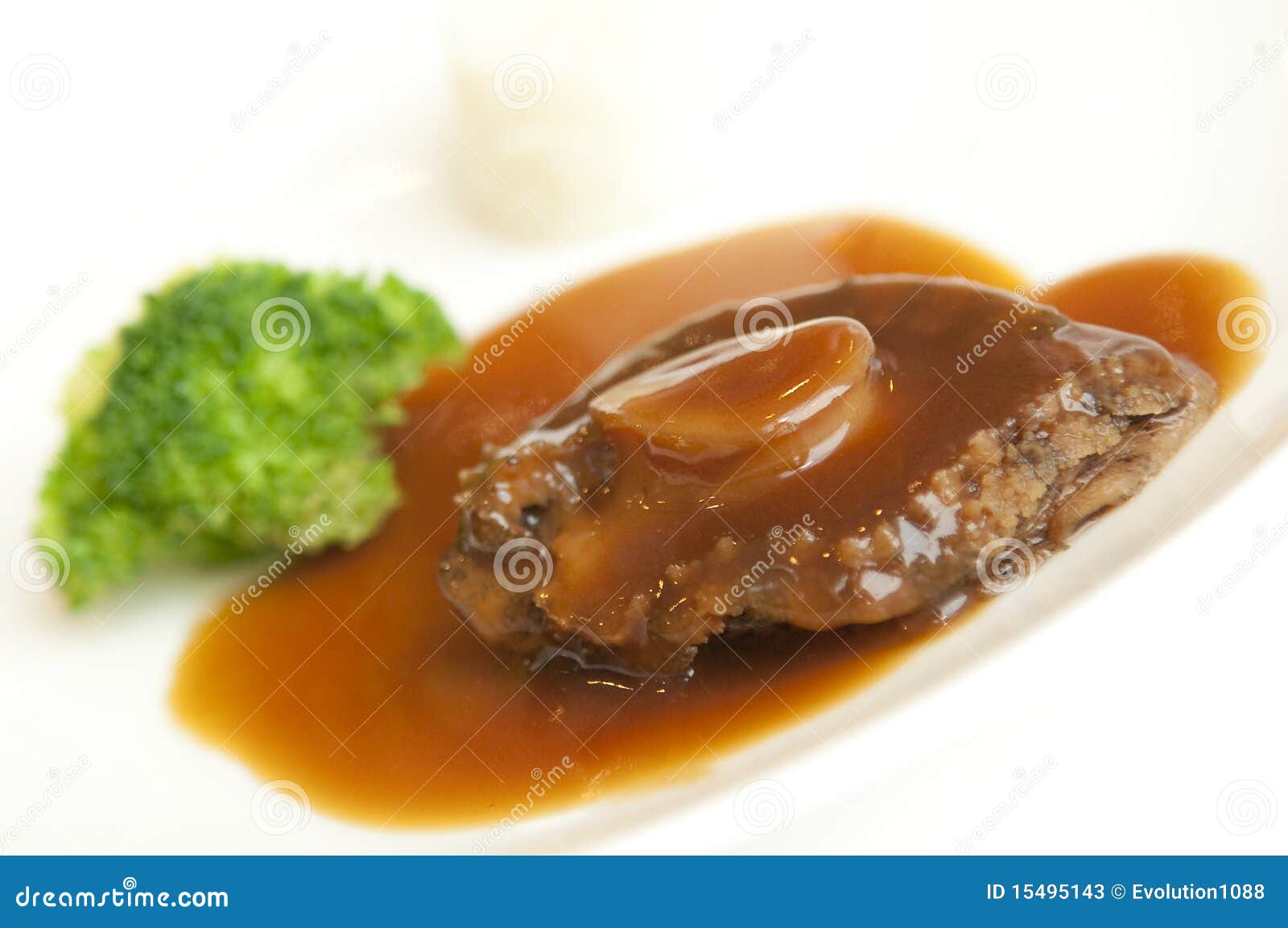 Abalone Dish at Restaurant stock image. Image of dinner - 15495143