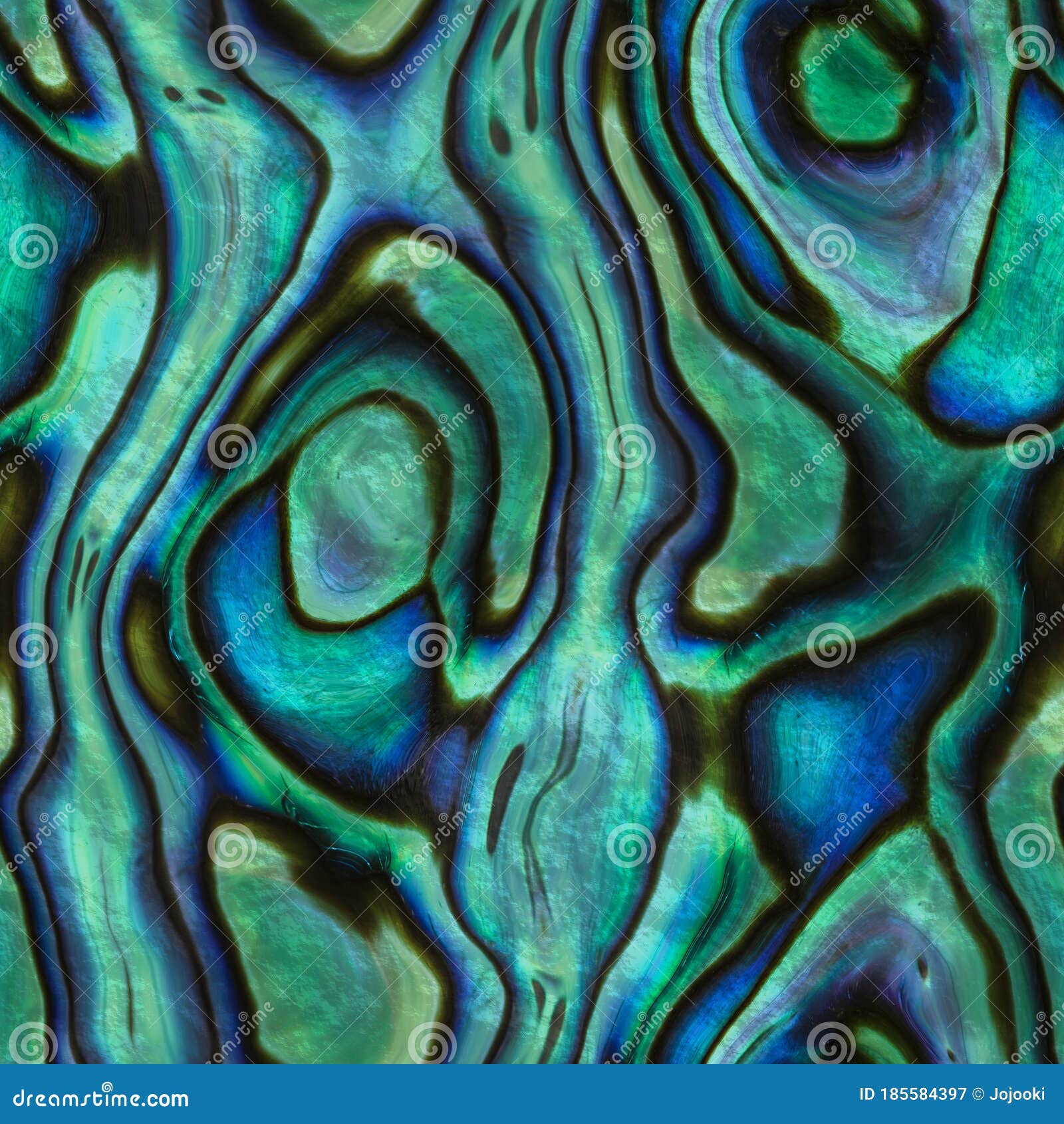 Abalone Seamless Texture, Shell and Pearl, 3d Illustration Stock ...