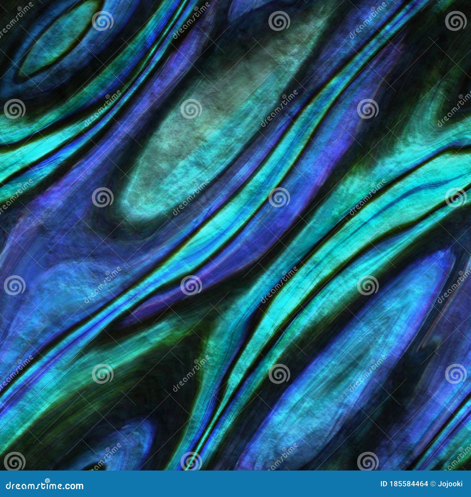 Abalone Seamless Texture, Shell And Pearl, 3d Illustration Royalty-Free ...