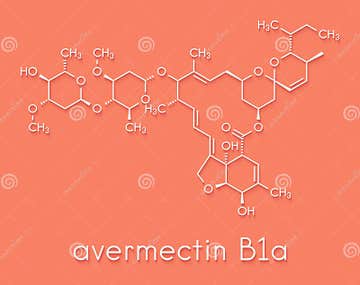 Abamectin Insecticide Molecule. Skeletal Formula. Editorial Stock Image ...