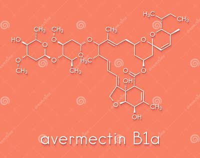 Abamectin Insecticide Molecule. Skeletal Formula. Editorial Stock Image ...