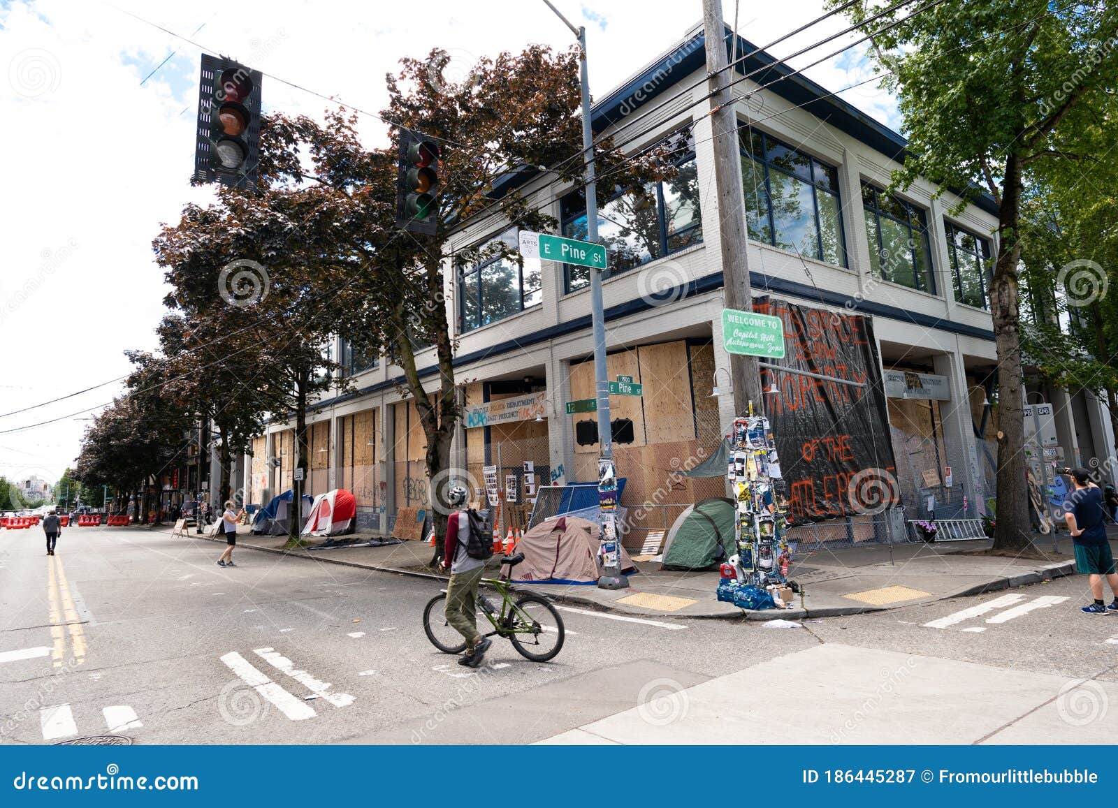 The Abandon East Precinct on Capitol Hill Editorial Photography - Image ...
