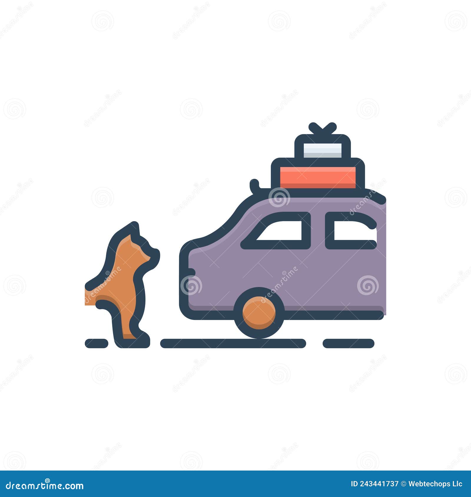 Color Illustration Icon for Abandon, Demit and Relocate Stock ...