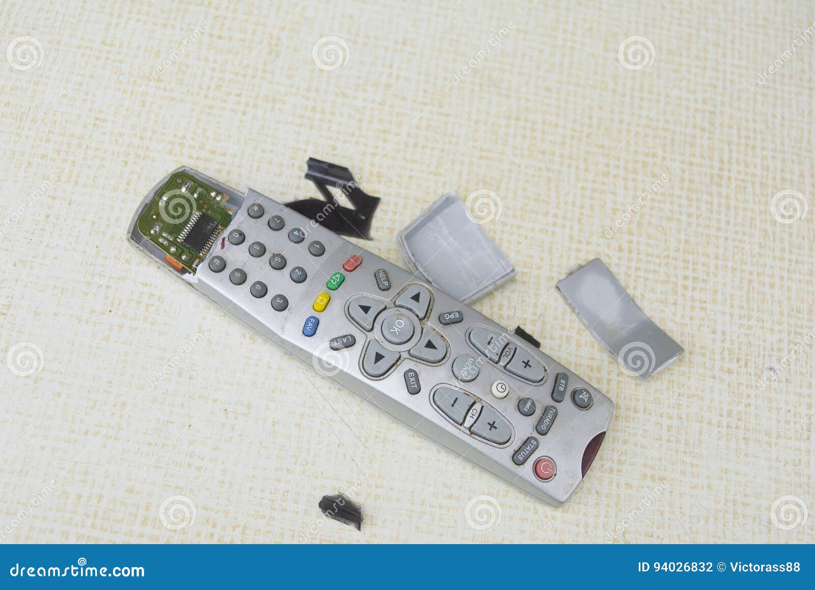 Abandondoned Crashed Remote Control Stock Photo - Image of people ...