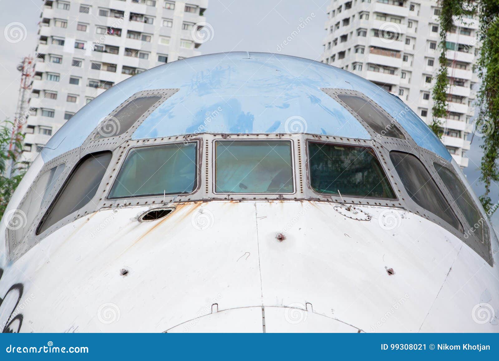 Abandoned Airplane,old Crashed Plane with,plane Wreck Tourist at Stock ...