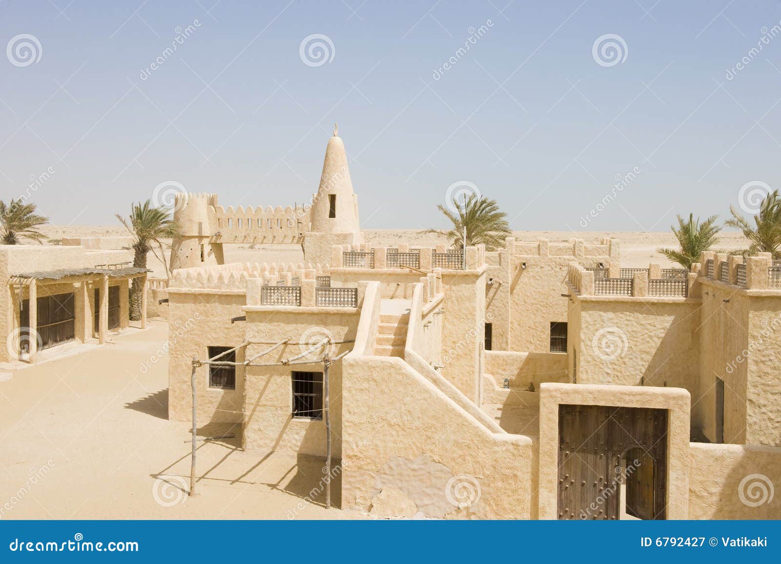Abandoned Arabic village stock image. Image of antique - 6792427