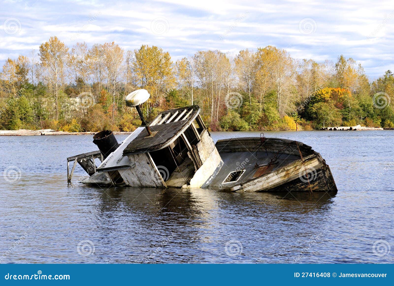 Abandoned broken boat stock photo. Image of sink, abandoned - 27416408