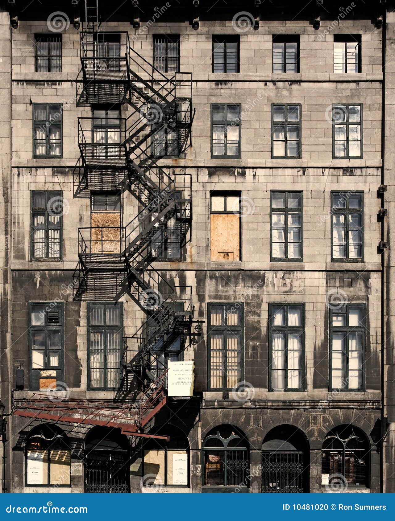 Abandoned building stock photo. Image of factory, poverty - 10481020