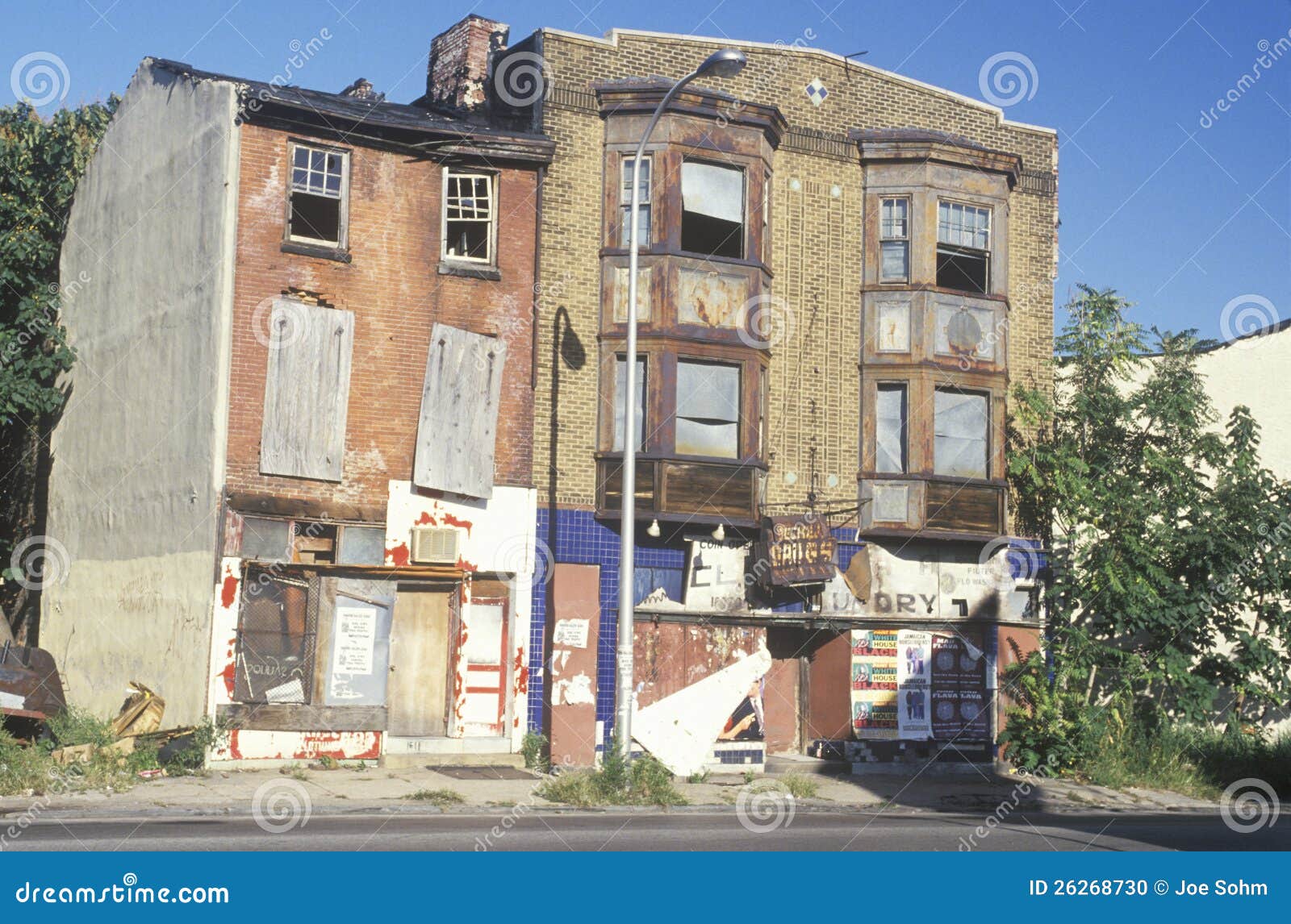Abandoned building editorial image. Image of philadelphia - 26268730