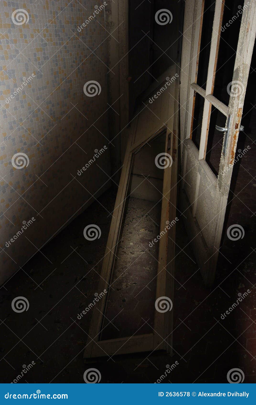 Abandoned building doors stock photo. Image of desolate - 2636578