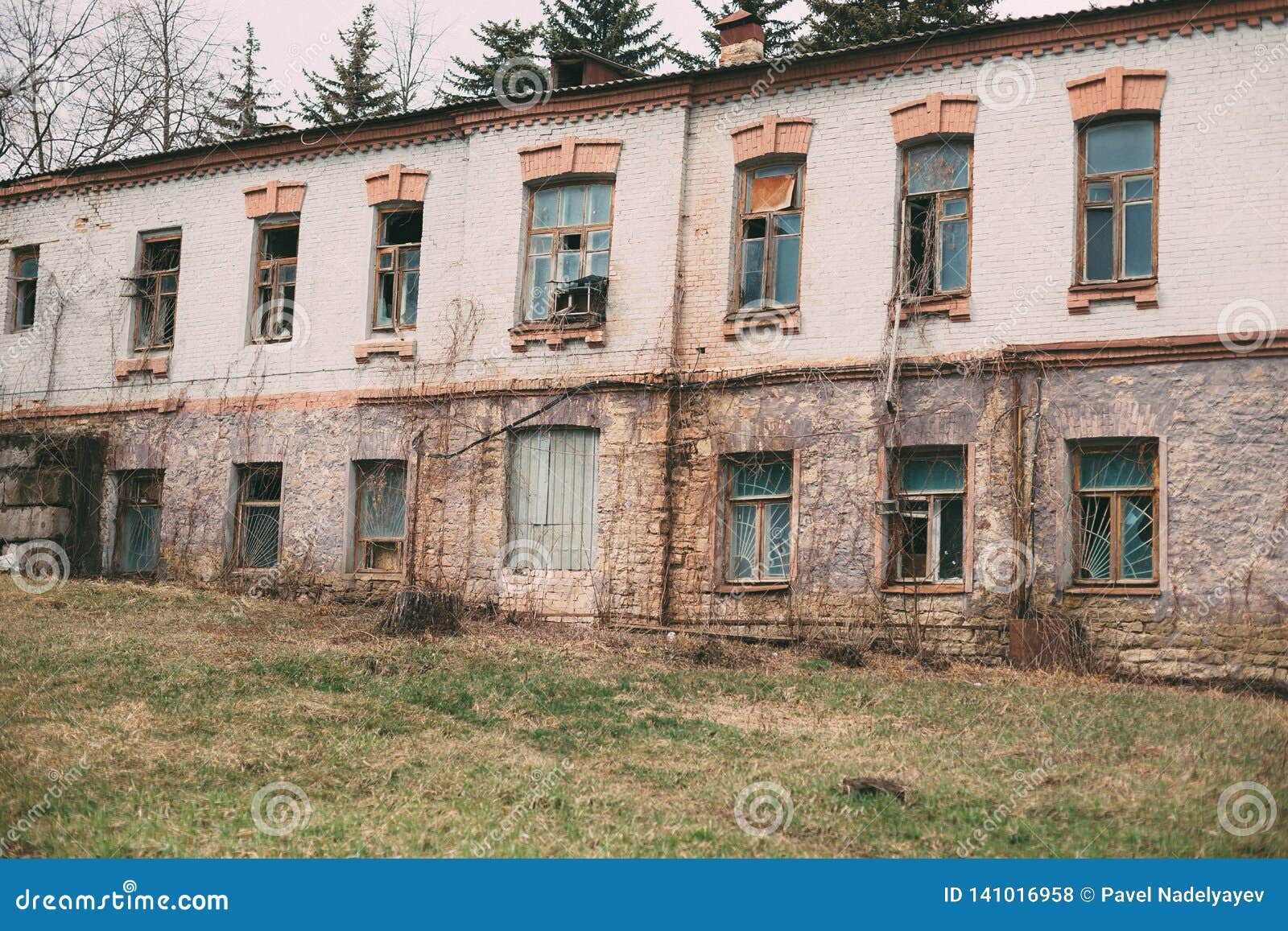 Abandoned the Building in Outdoors Stock Photo - Image of dirty, urban ...