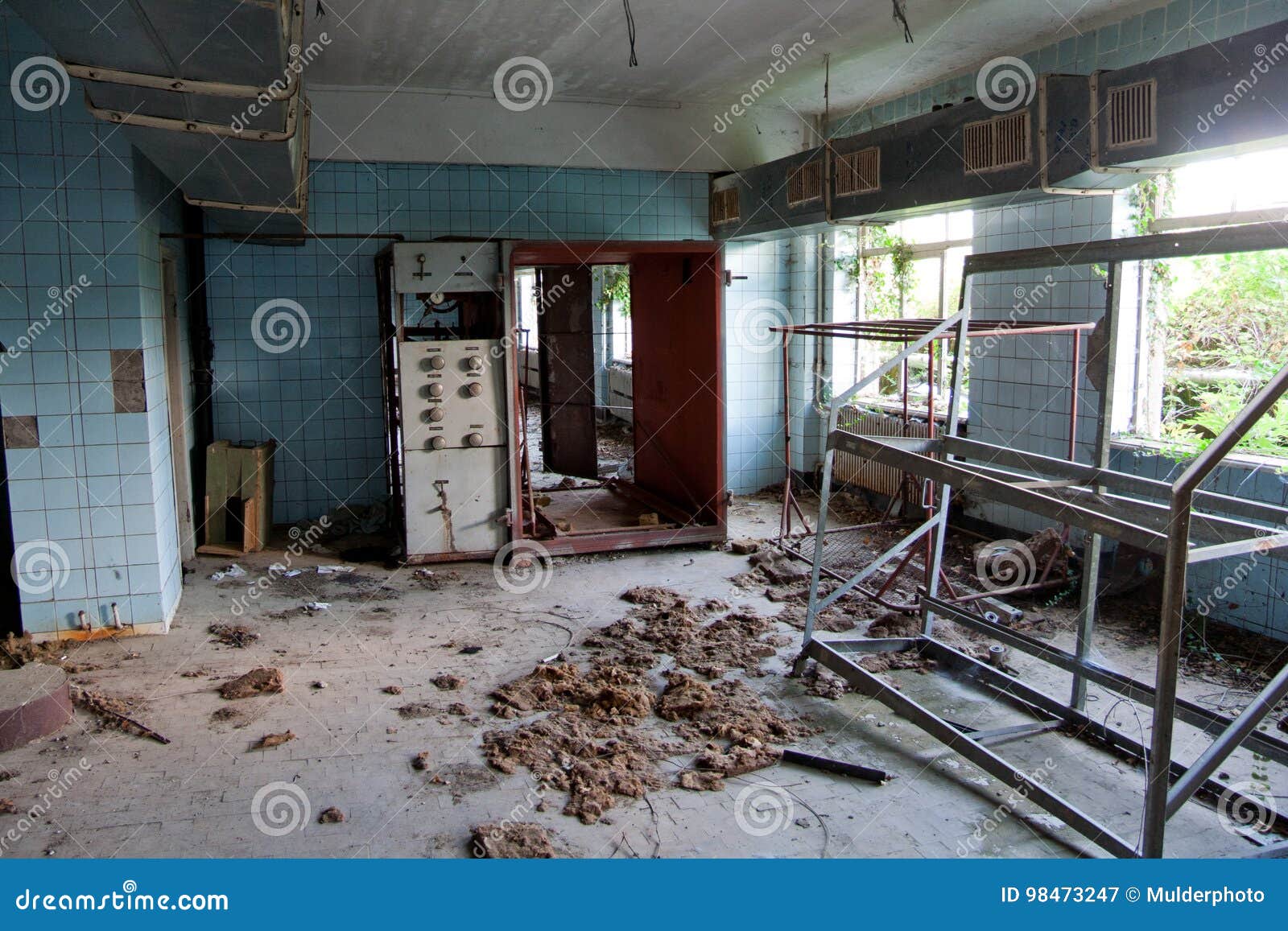 Abandoned Building of Soviet Research Institute Stock Image - Image of ...