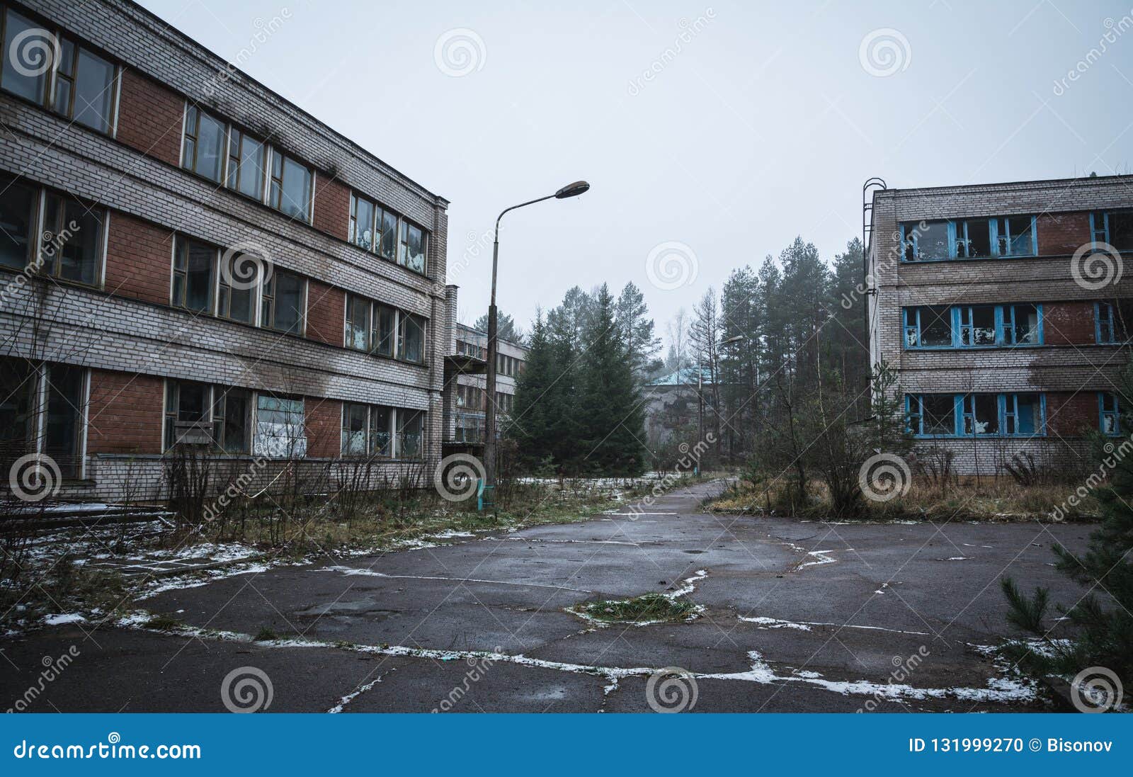 Abandoned Building, Soviet Union Architecture Stock Photo - Image of ...